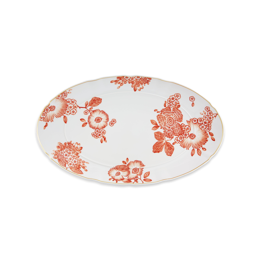 Vista Alegre - Coralina Extra Large Oval Platter | Gessato Design Store