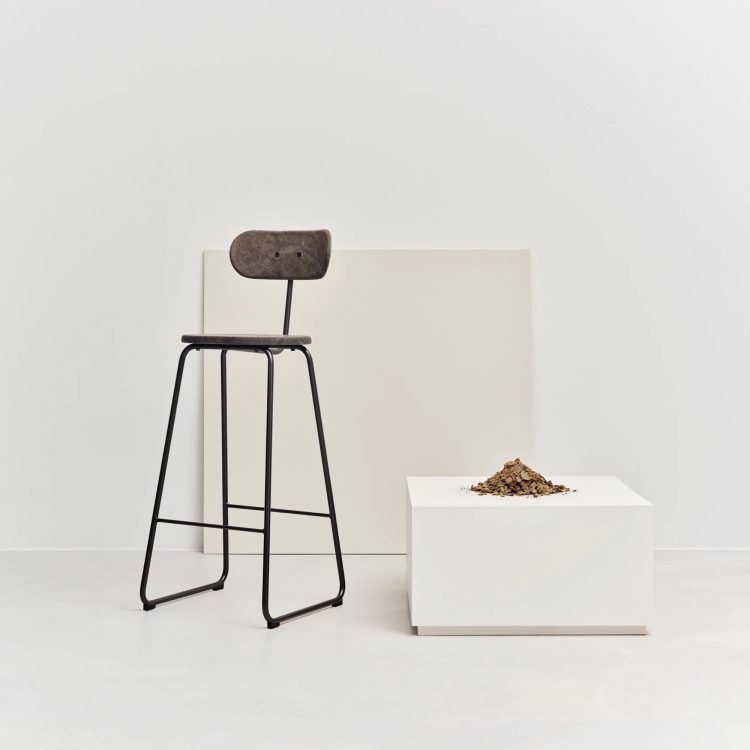Earth Stool, Coffee Edition Backrest - Gessato Design Store