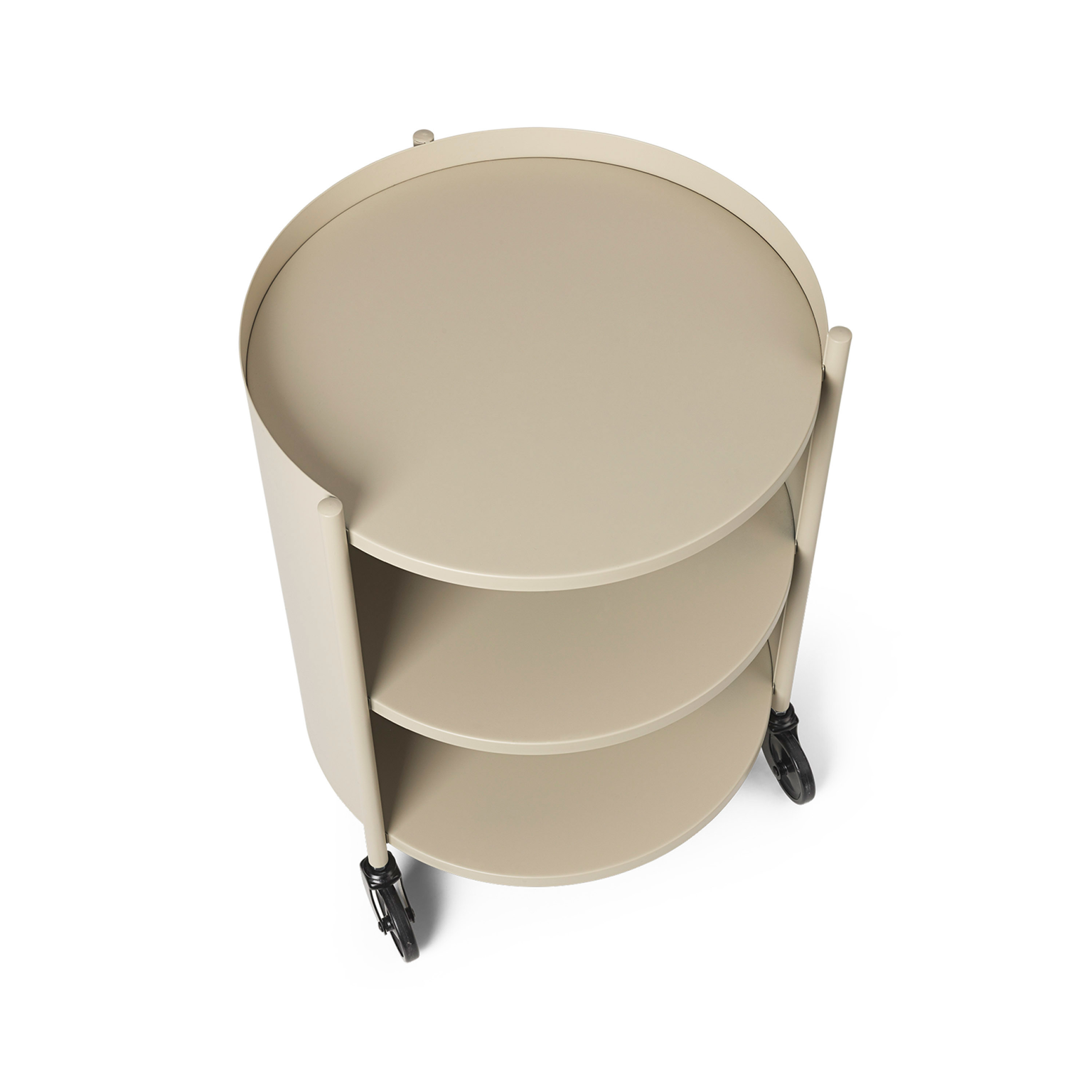 Ferm Living - Eve Black Metal Bedside Table | Gessato Design Store