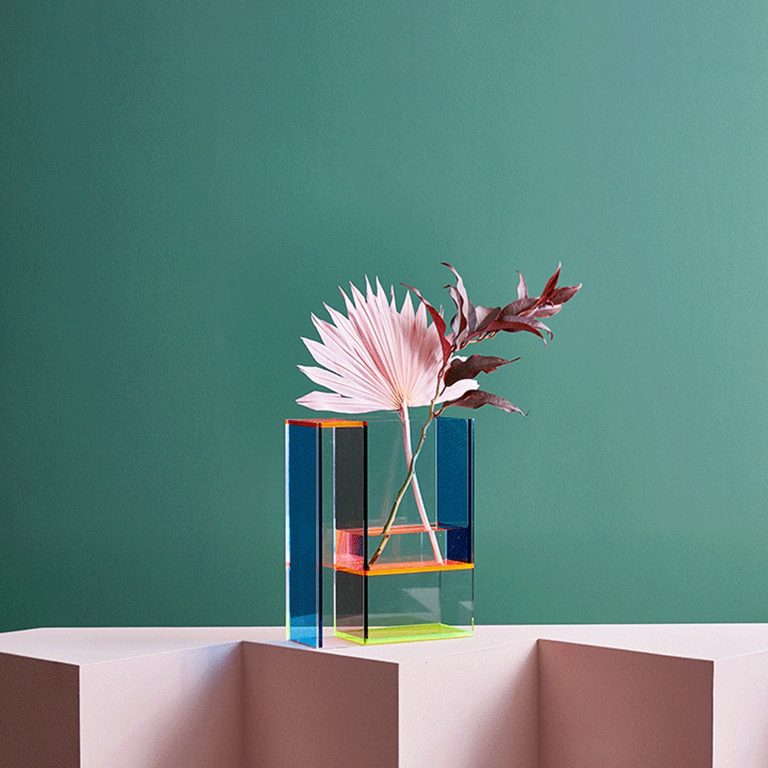 MoMa - Mondri Vase Neon | Gessato Design Store