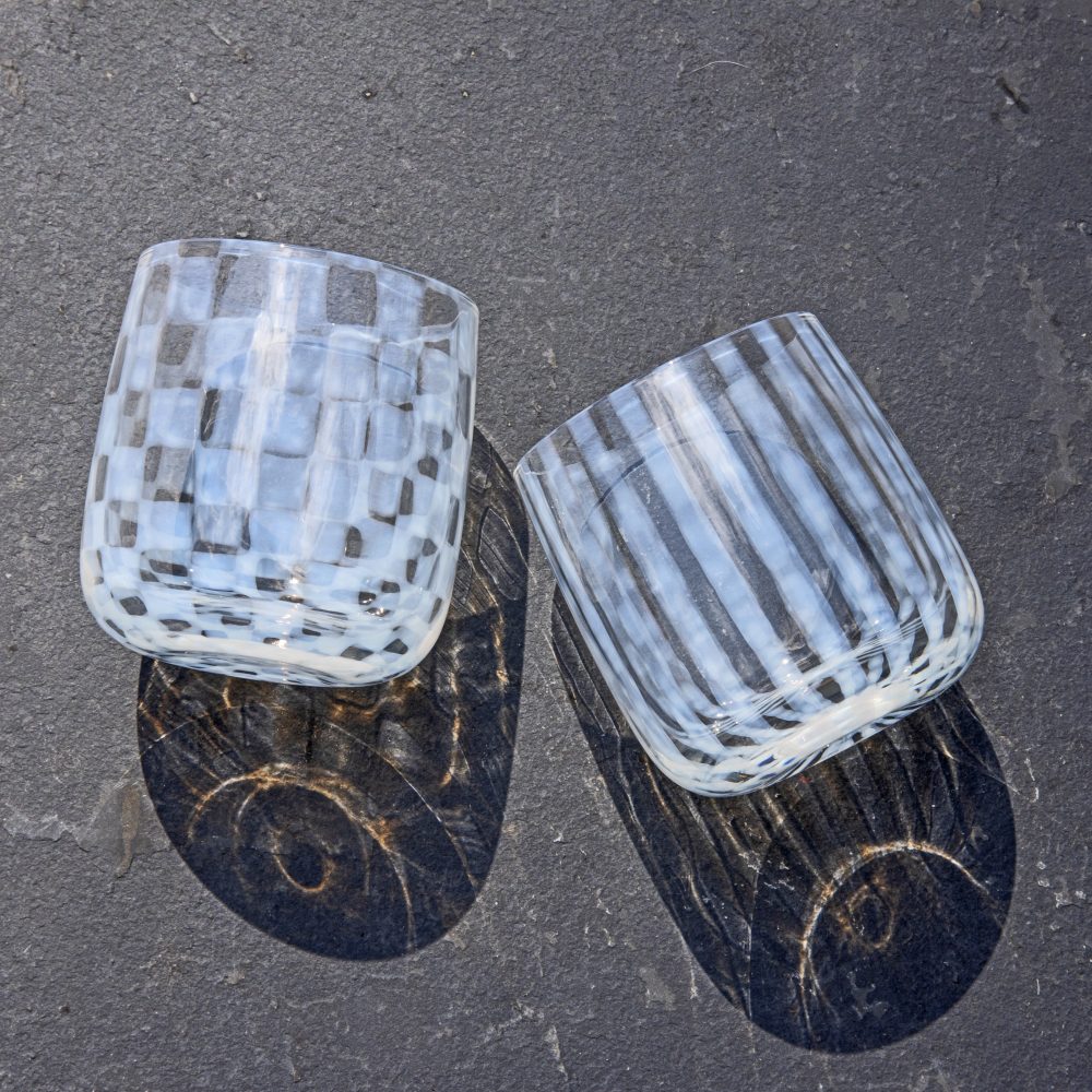 Moheim - Yuki Glass Ichimatsu | Gessato Design Store