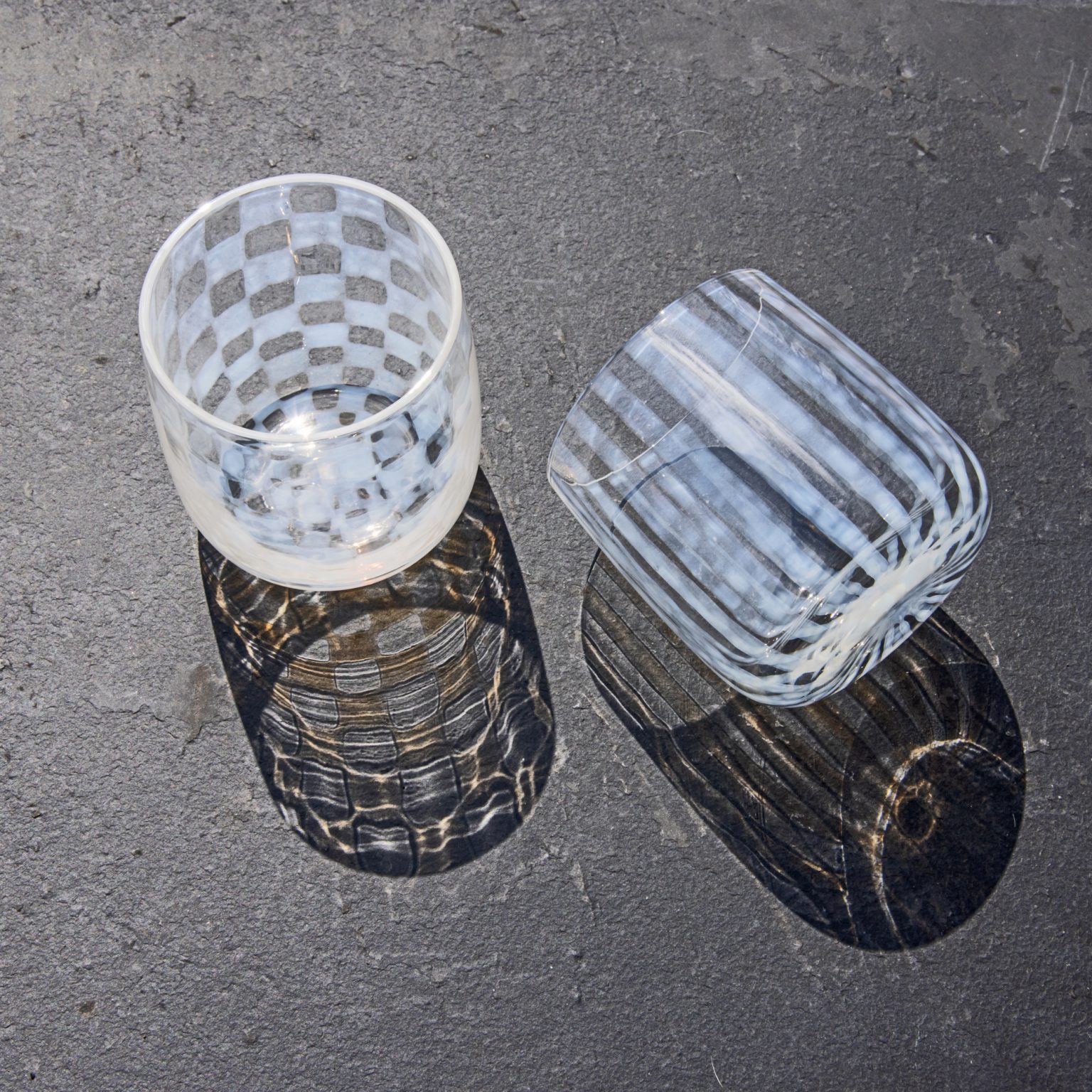 Moheim - Yuki Glass Ichimatsu | Gessato Design Store
