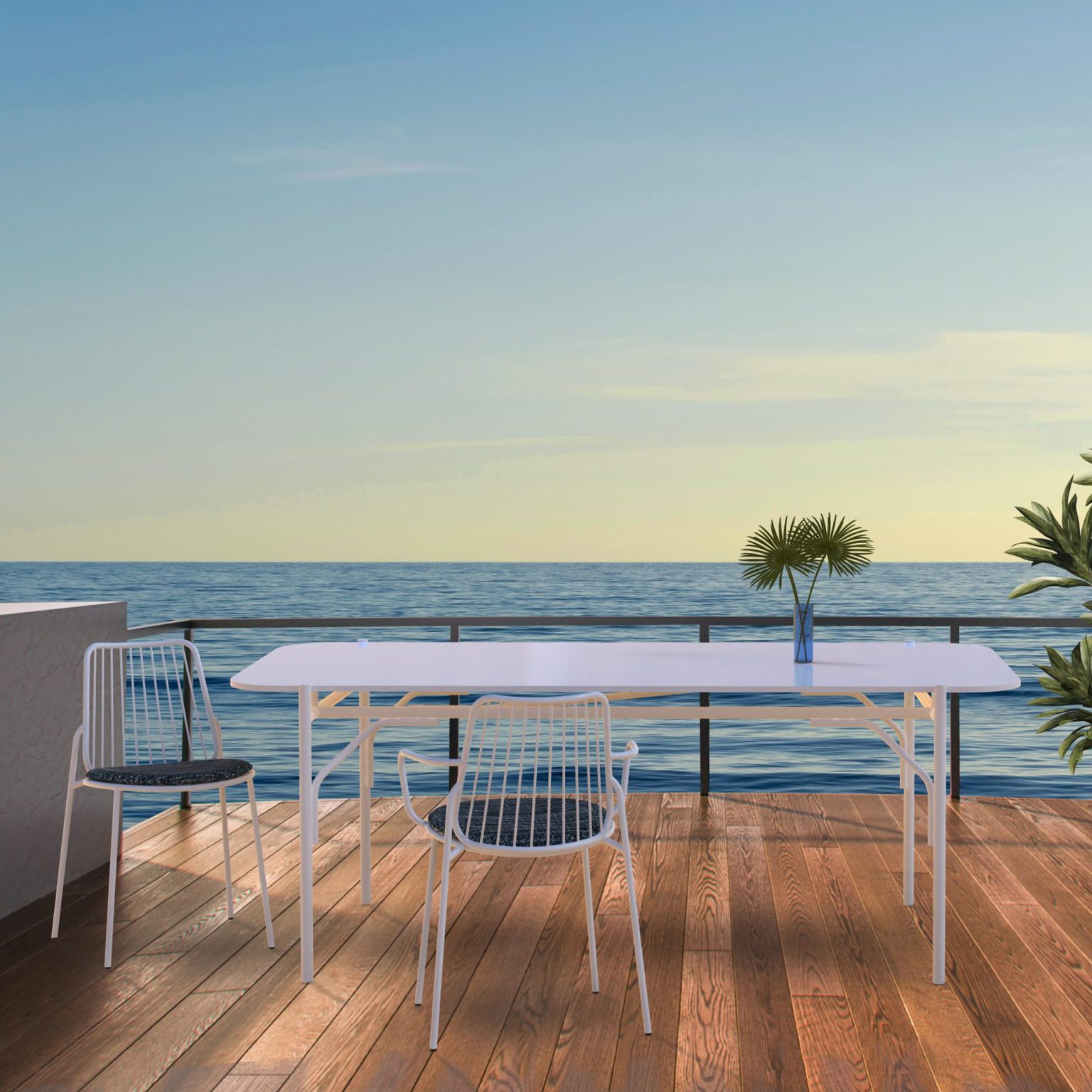 Copiosa - Billa Outdoor Armchair, White | Gessato Design Store