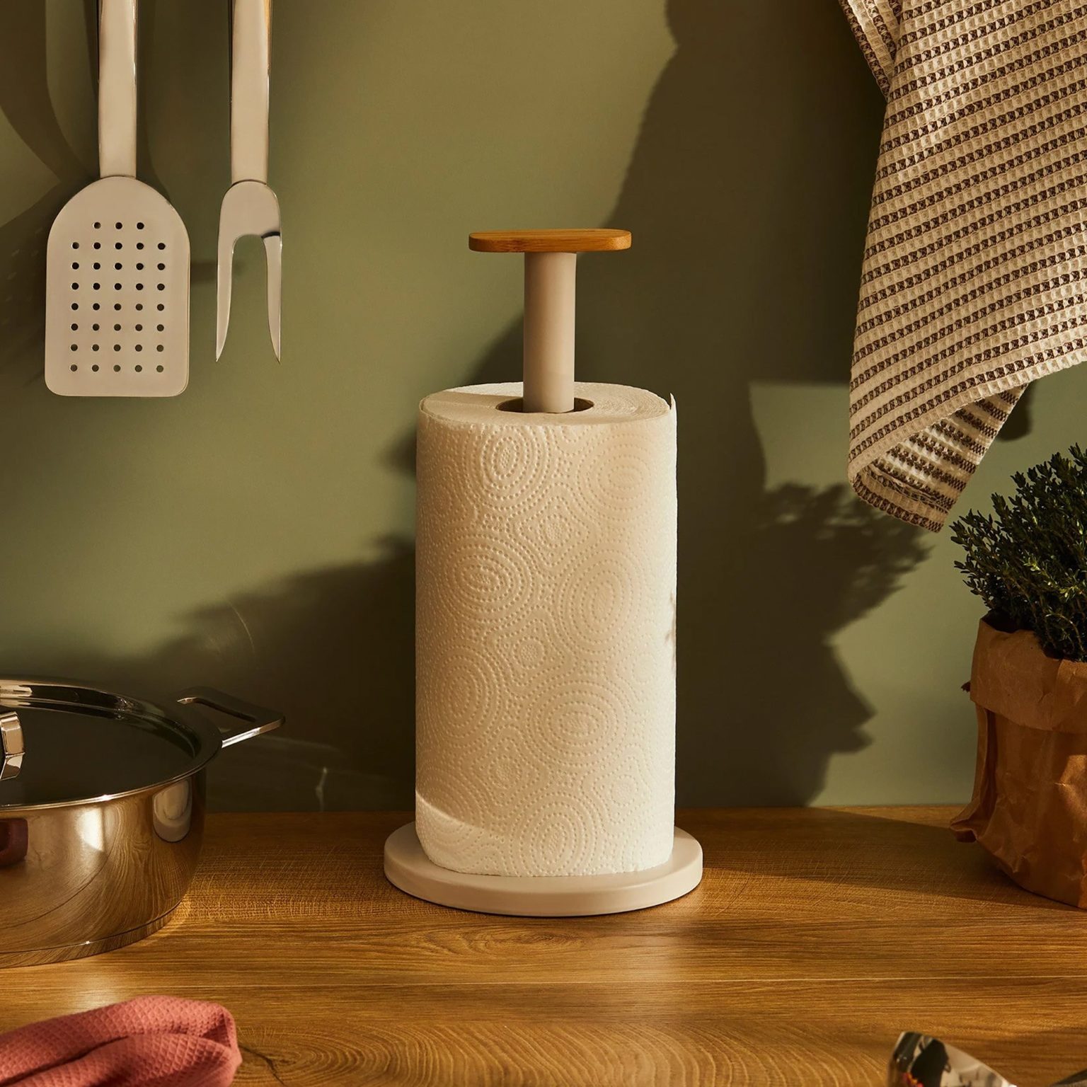 Alessi - Mattina, Modern Kitchen Roll Holder | Gessato Design Store