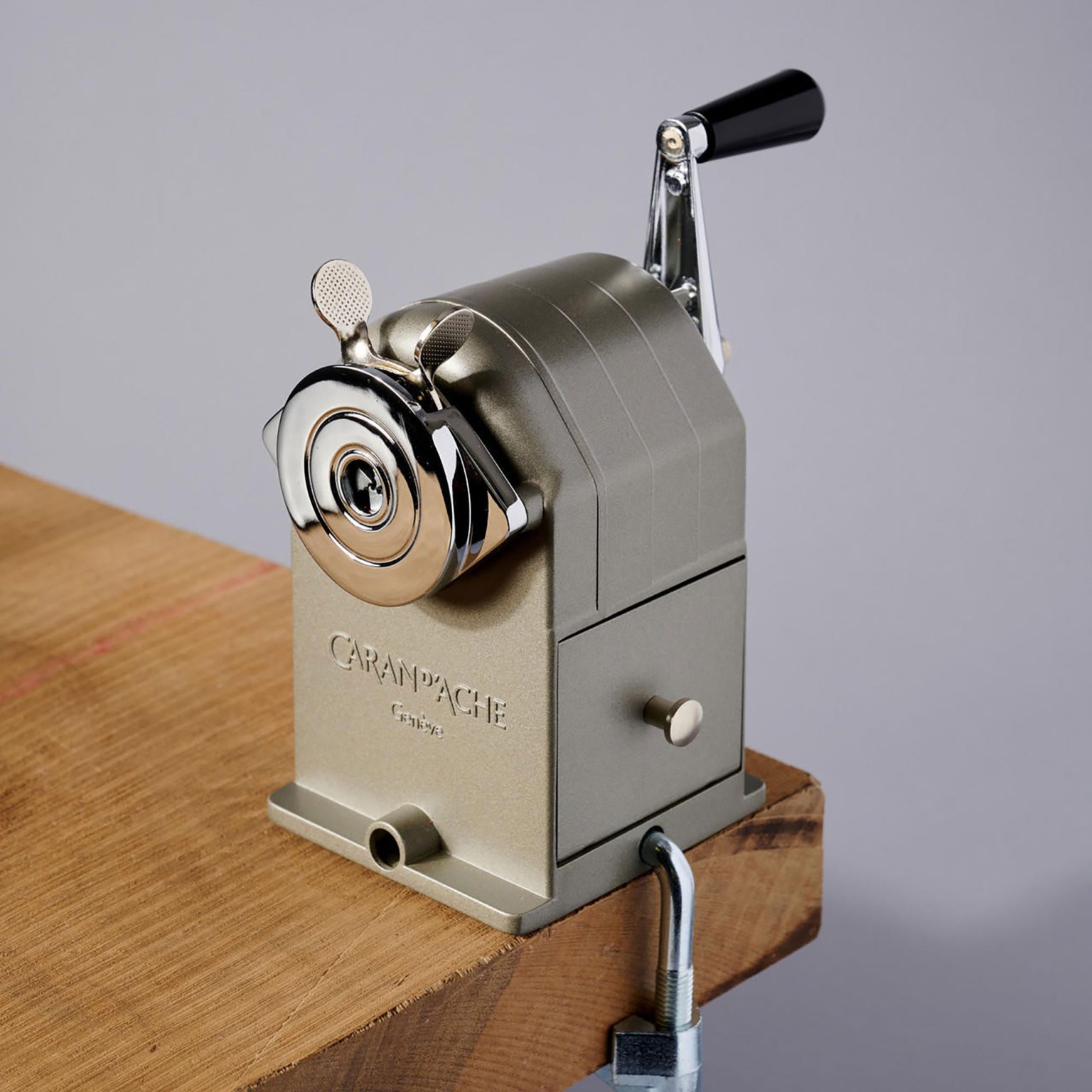 Caran D'Ache - Caran d’Ache Steel Pencil Sharpening Machine | Gessato ...