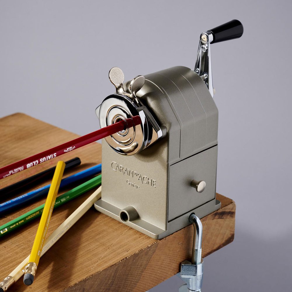 Caran D'Ache - Caran d’Ache Steel Pencil Sharpening Machine | Gessato ...