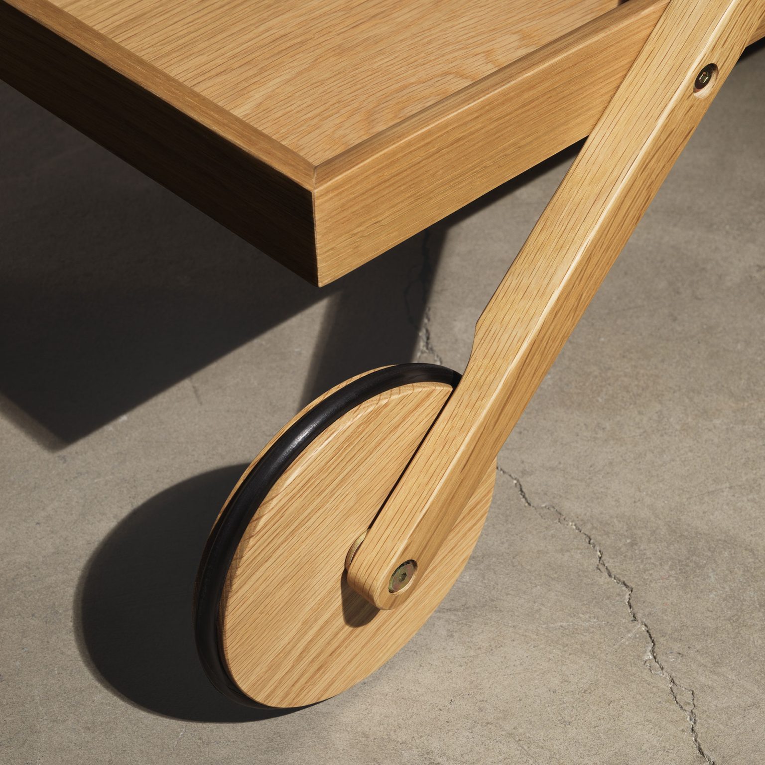 Design House Stockholm - Exit Trolley, Oak | Gessato Design Store