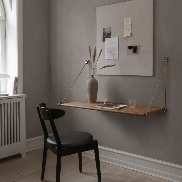 We Do Wood - Loop, Foldable Wall Mounted Desk | Gessato Design Store