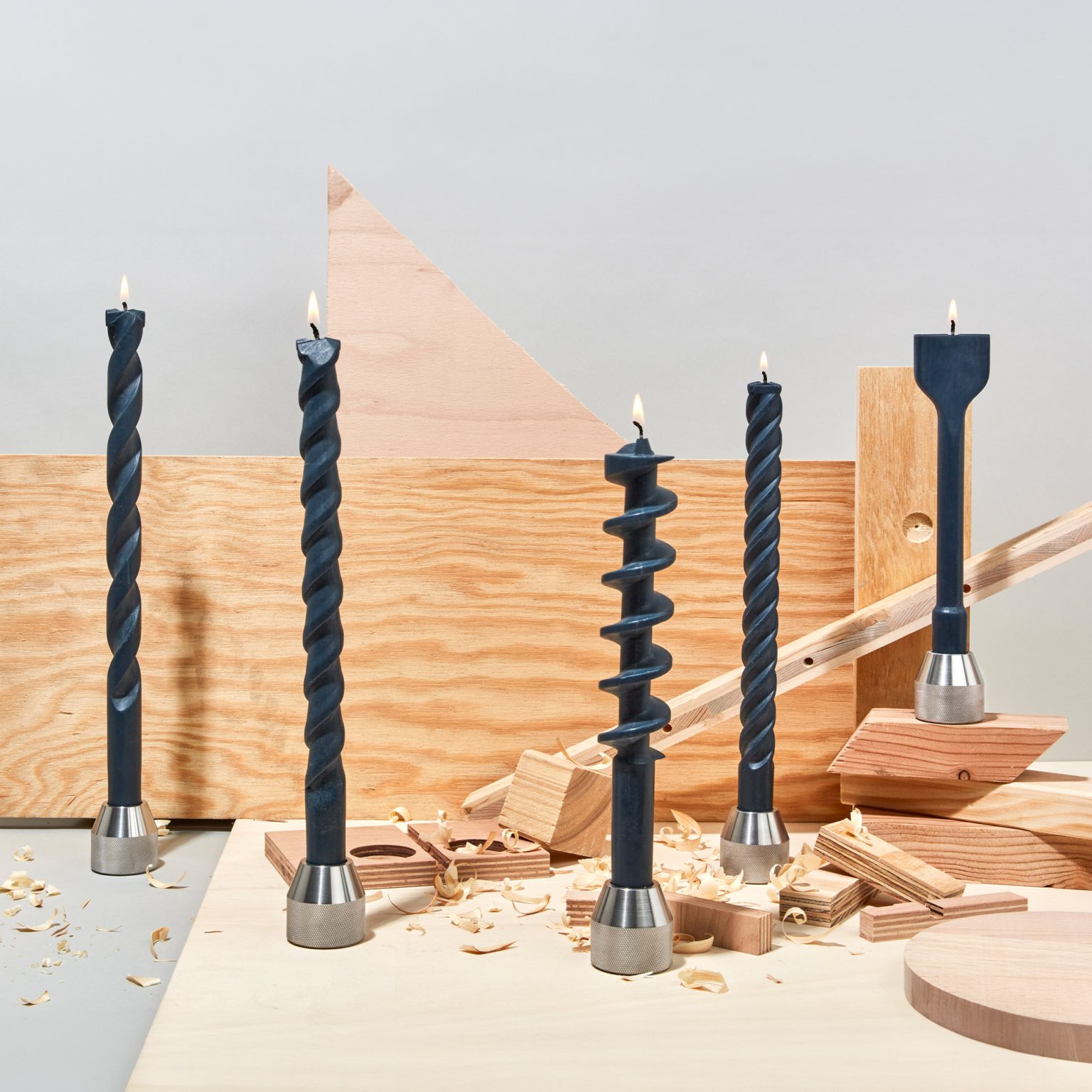 54 Celsius - Metal Drill Bit Candle | Gessato Design Store