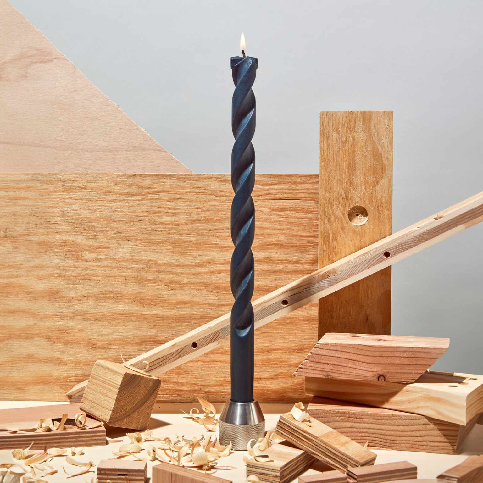 54 Celsius - Metal Drill Bit Candle | Gessato Design Store