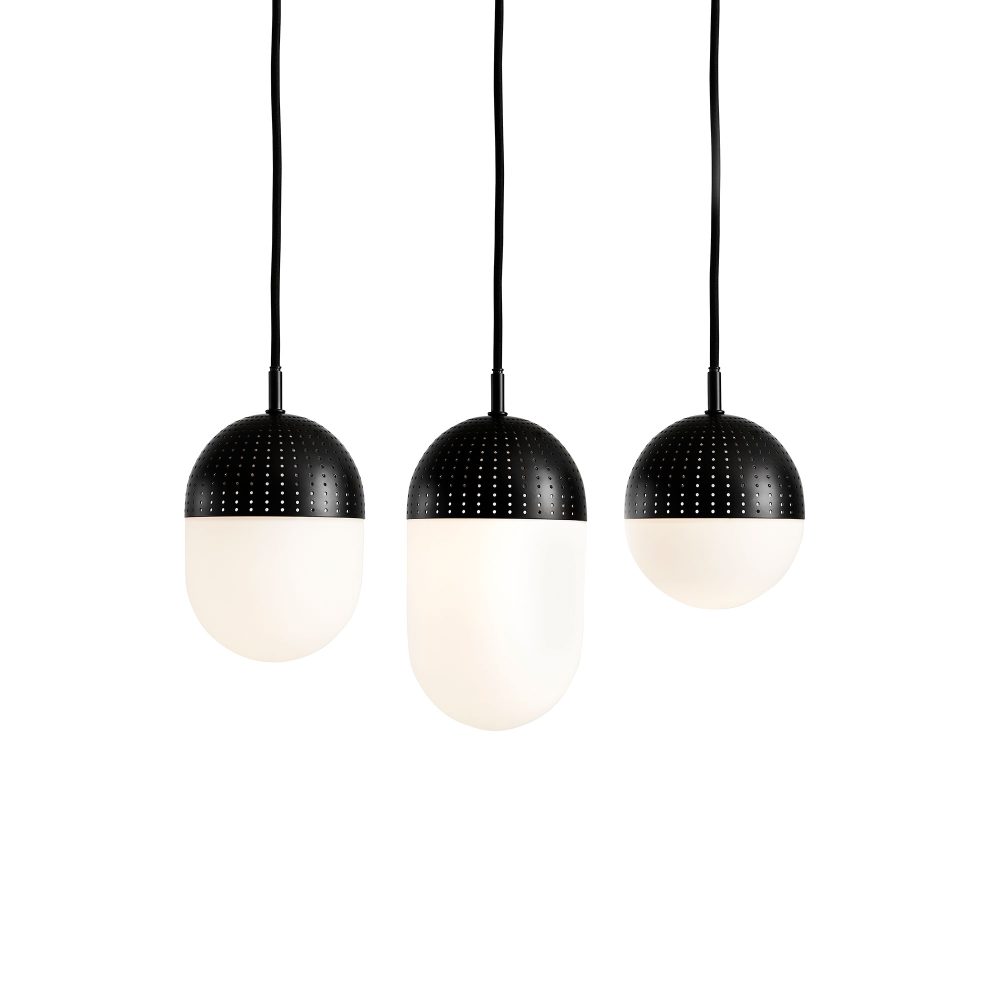 Woud - Dot Pendant Medium Black | Gessato Design Store