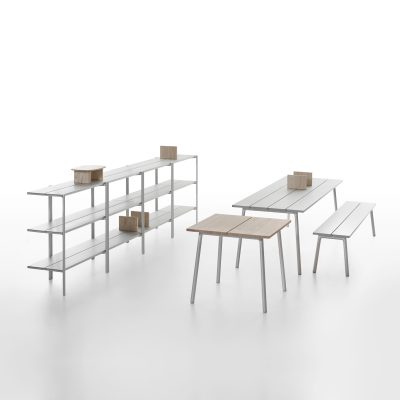Emeco - Run Bench, Aluminum 3 Seater | Gessato Design Store