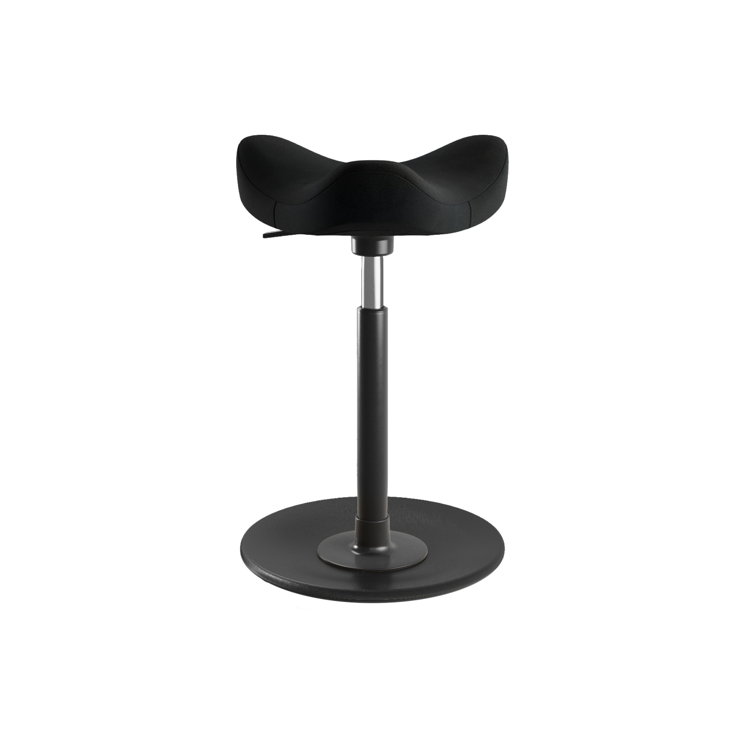 Move™ Sit-Stand Stool - Black / Black - Gessato Design Store
