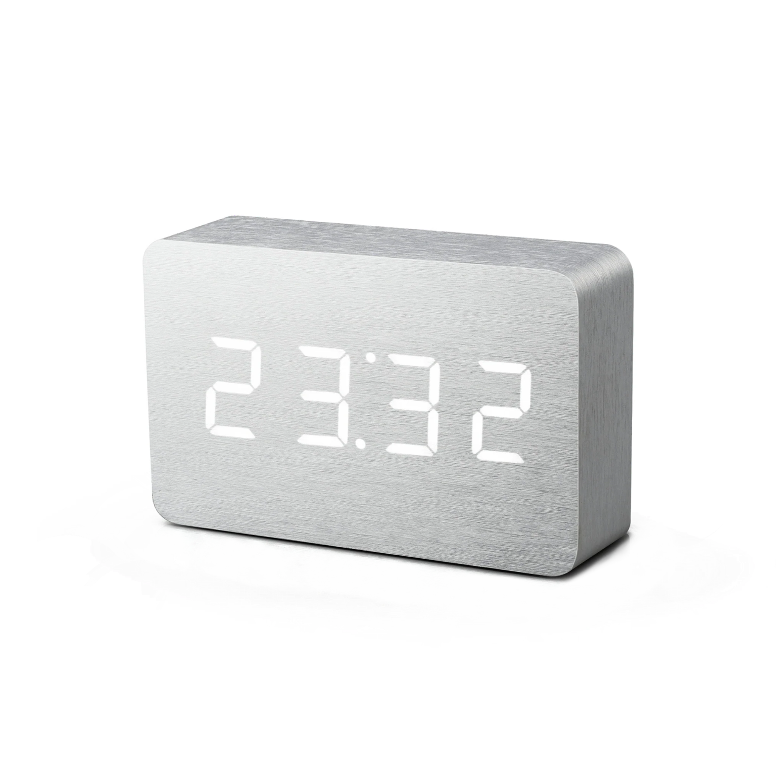 Gingko - Flip Click Clock, White LED | Gessato Design Store