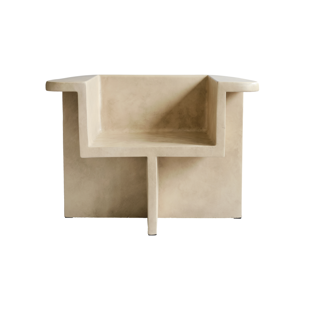 101 Copenhagen - Brutus Lounge Chair - Sand | Gessato Design Store