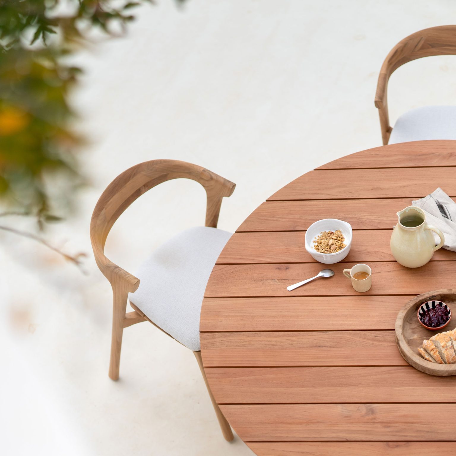 Ethnicraft - Circle Outdoor Dining Table | Gessato Design Store