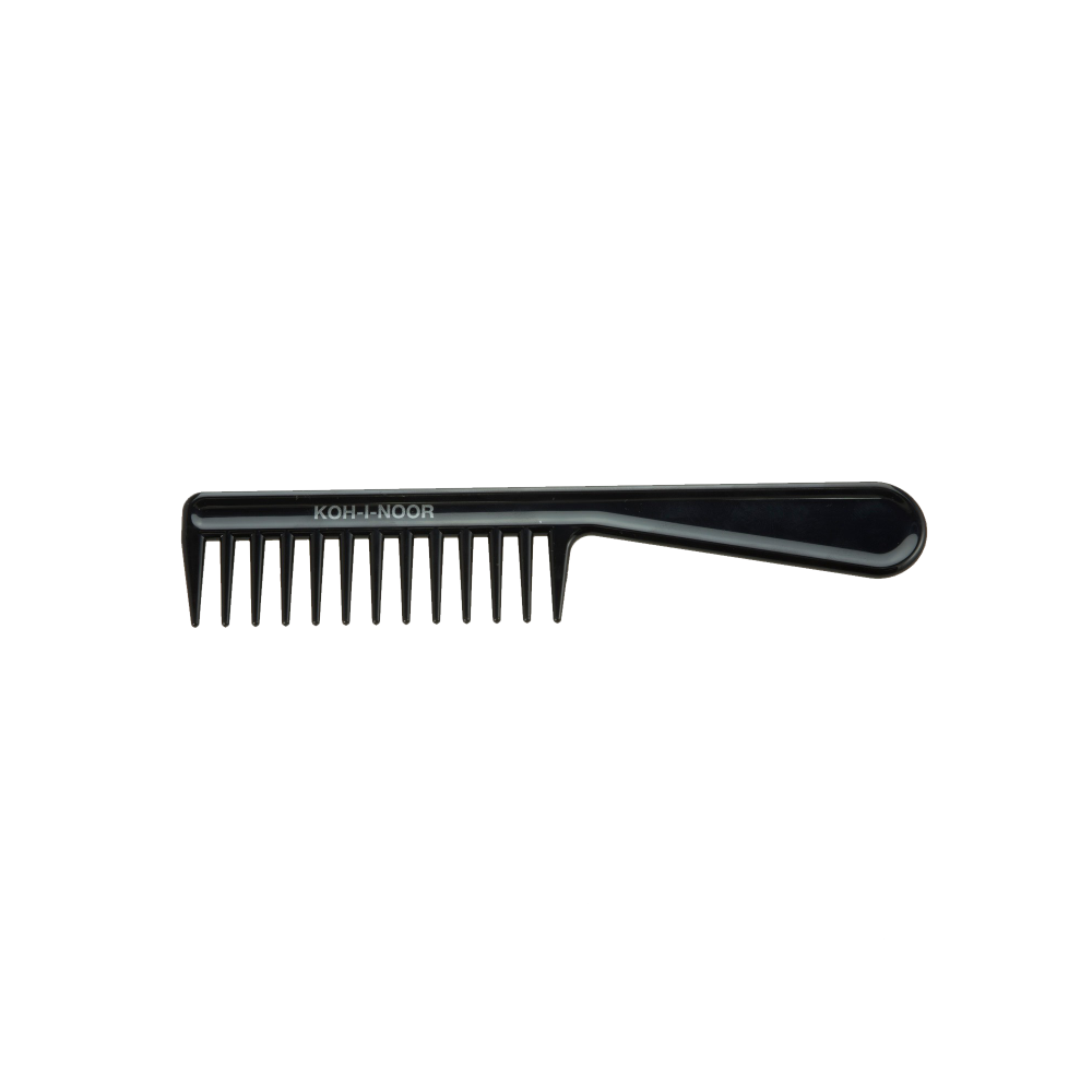 Legno Extra Wide Tooth Comb With Handle - Gessato Design Store