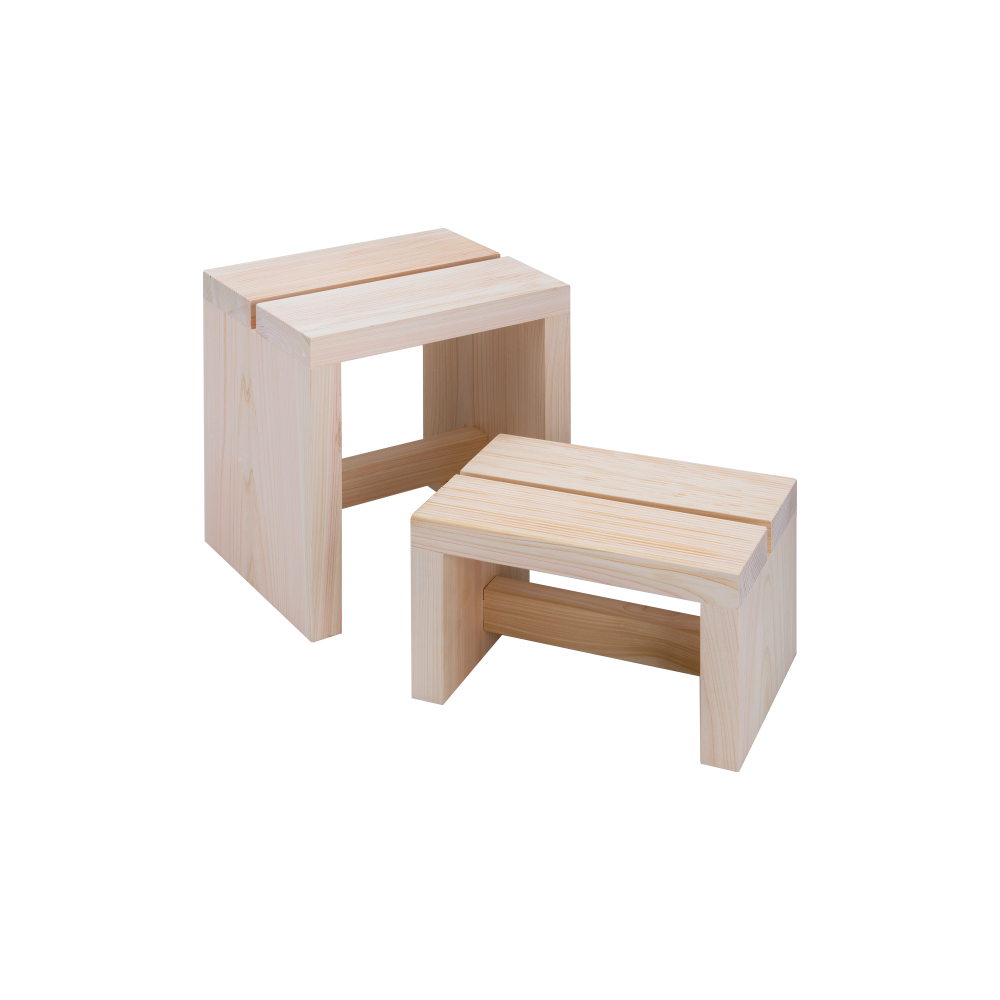 Tosaryu Hinoki Sauna Stool - Gessato Design Store