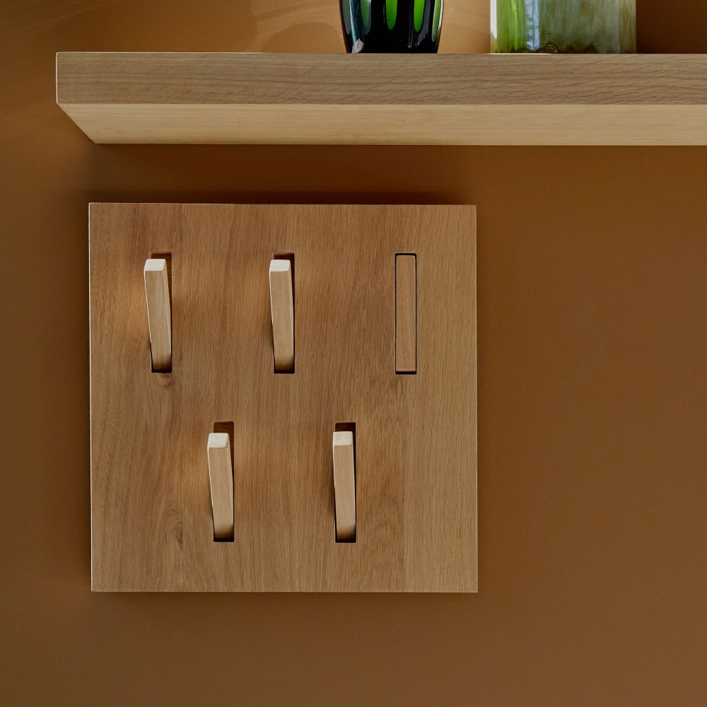 Ethnicraft - Utilitile Square Wall Hanger | Gessato Design Store