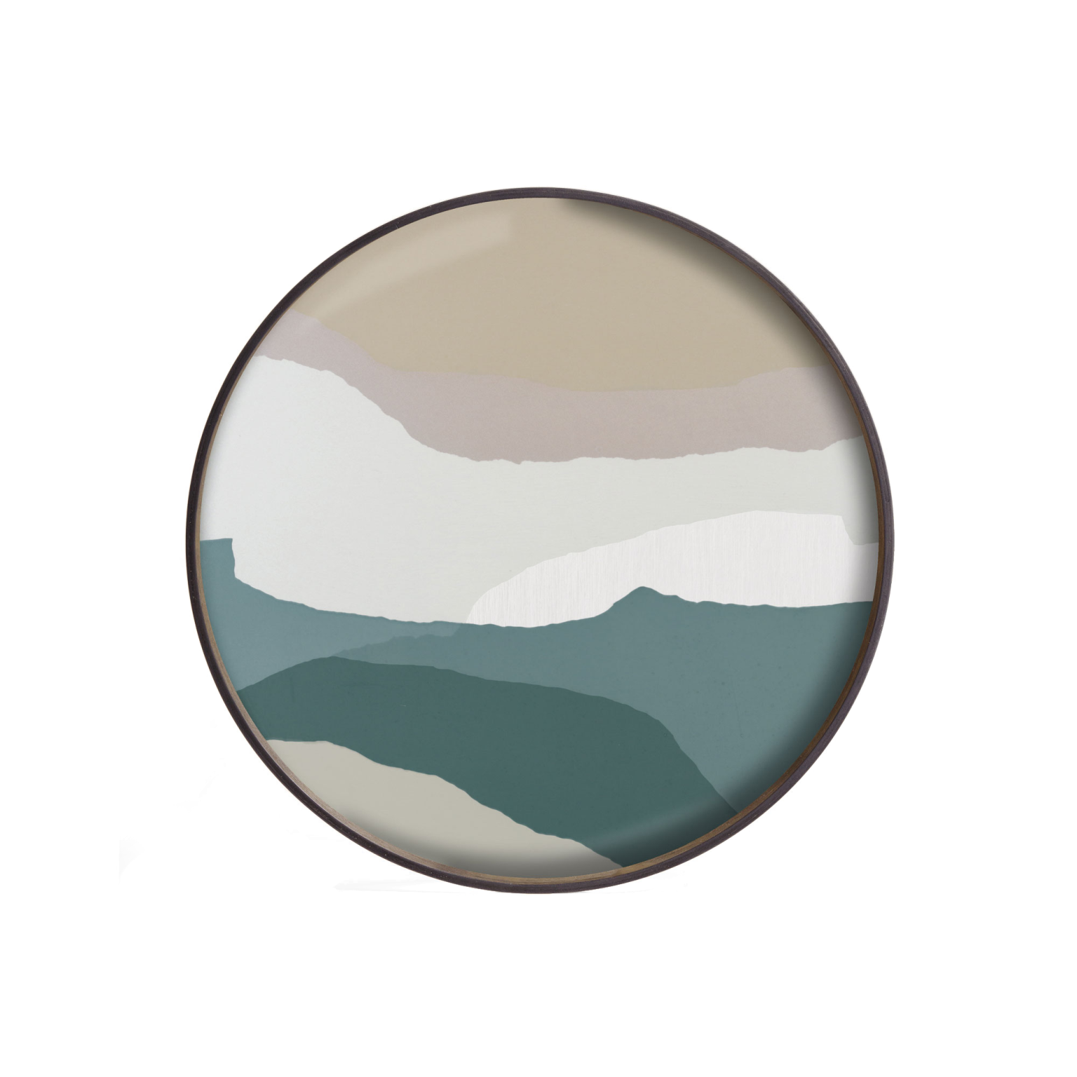 Ethnicraft - Wabi Sabi Glass Tray, Round | Gessato Design Store