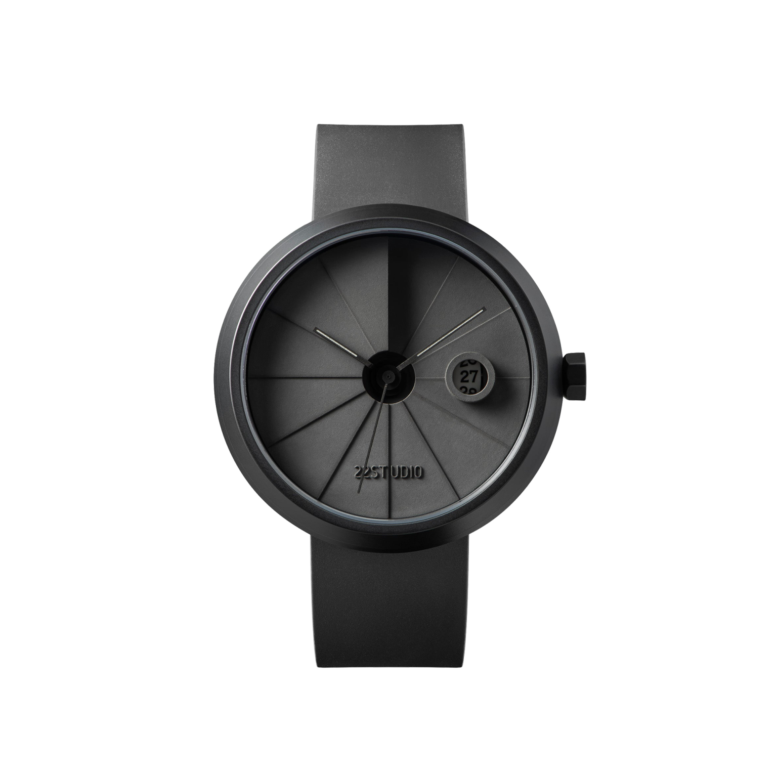 22 Design Studio - 4th Dimension Concrete Wrist Watch, Shadow Edition ...