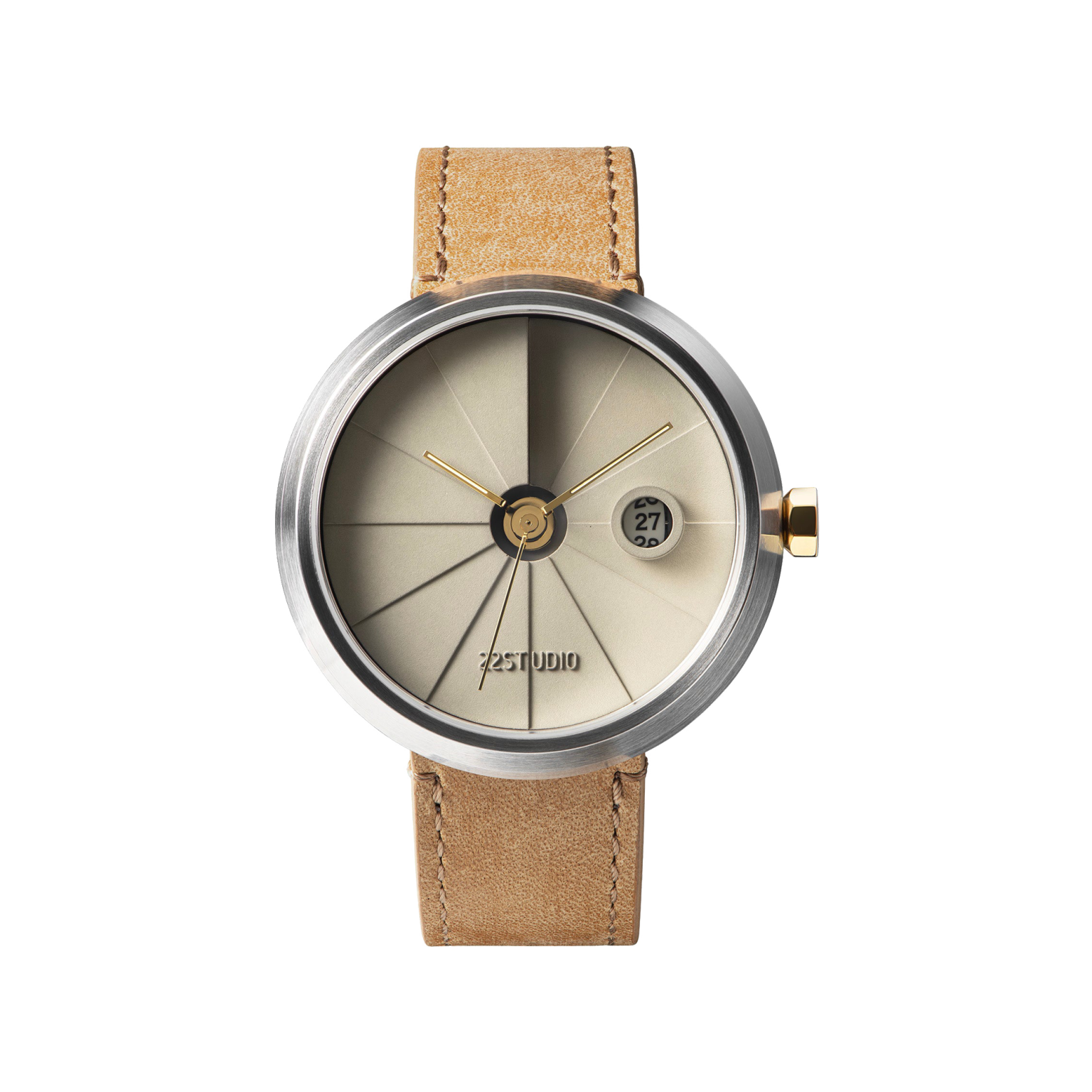 22 Design Studio - 4th Dimension Concrete Wrist Watch, Beige Edition ...