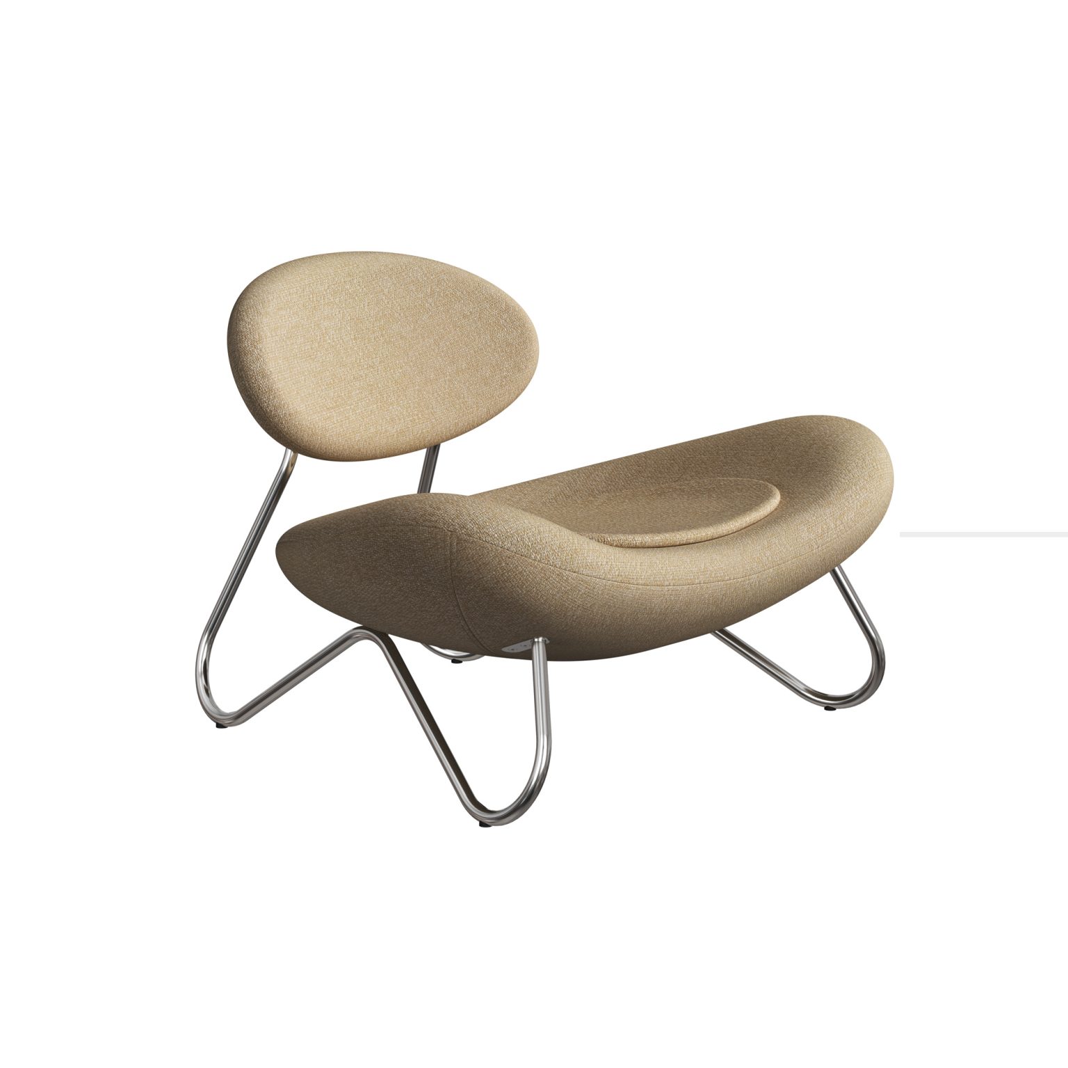 Woud - Meadow Lounge Chair - Beige | Gessato Design Store