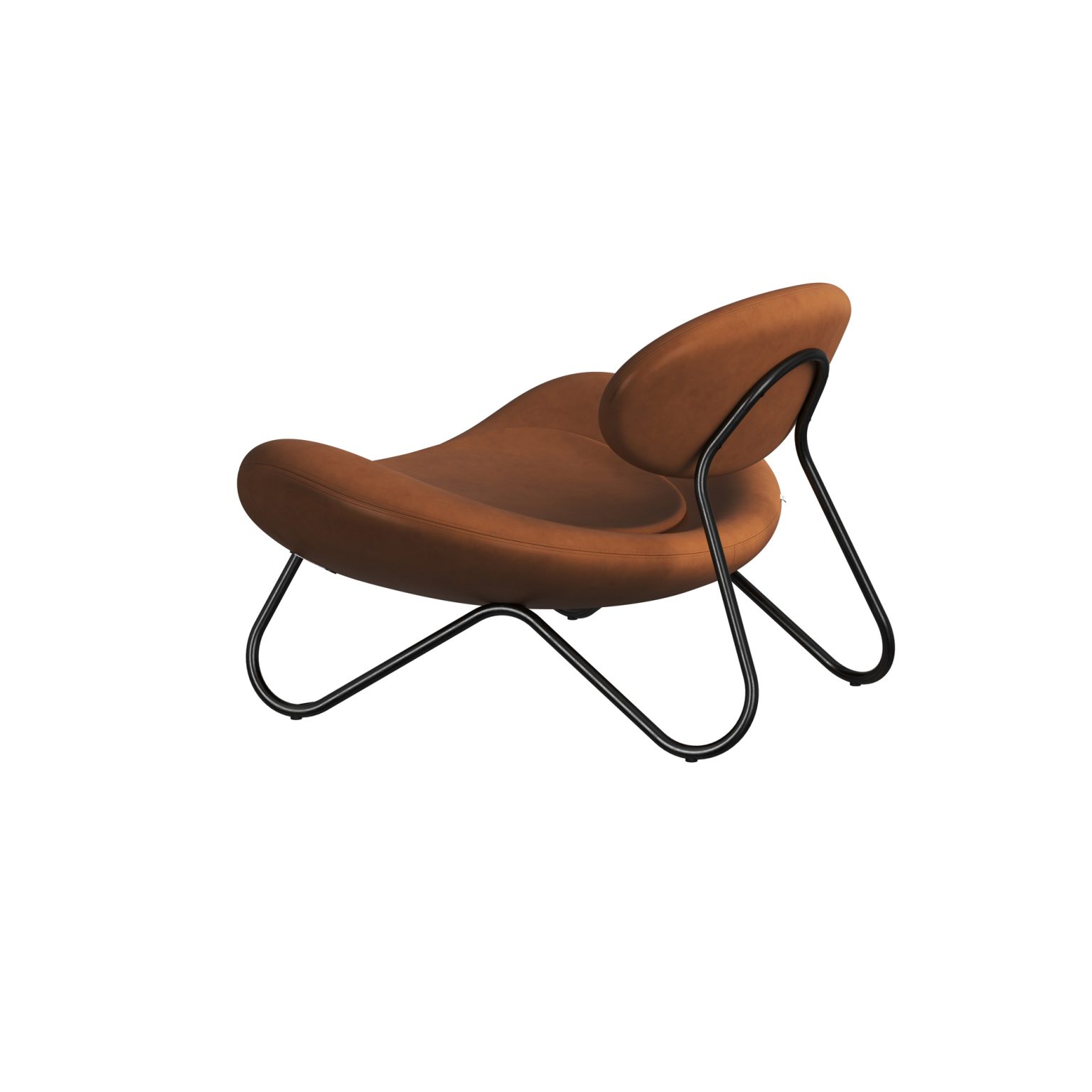 Woud - Meadow Lounge Chair - Cognac Leather | Gessato Design Store