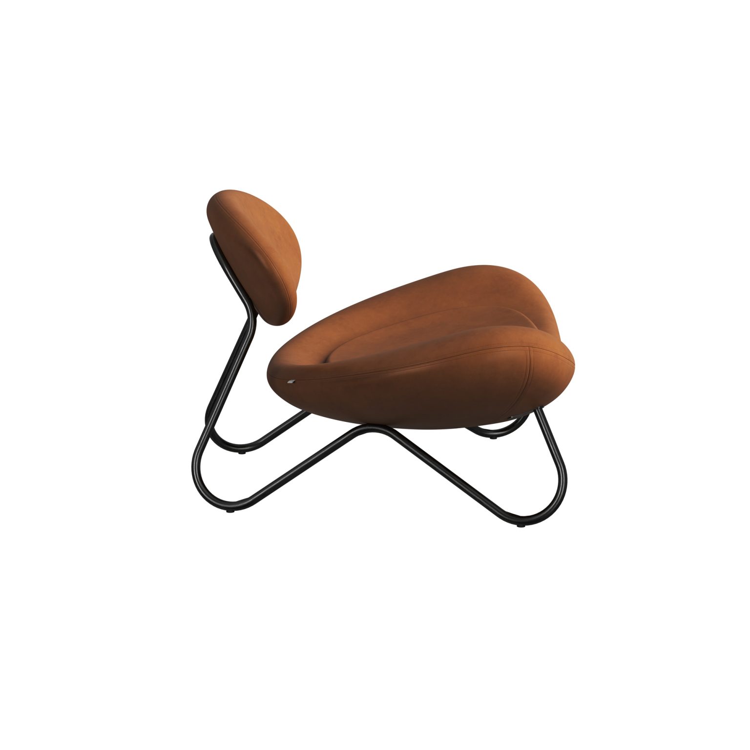 Woud - Meadow Lounge Chair - Cognac Leather | Gessato Design Store