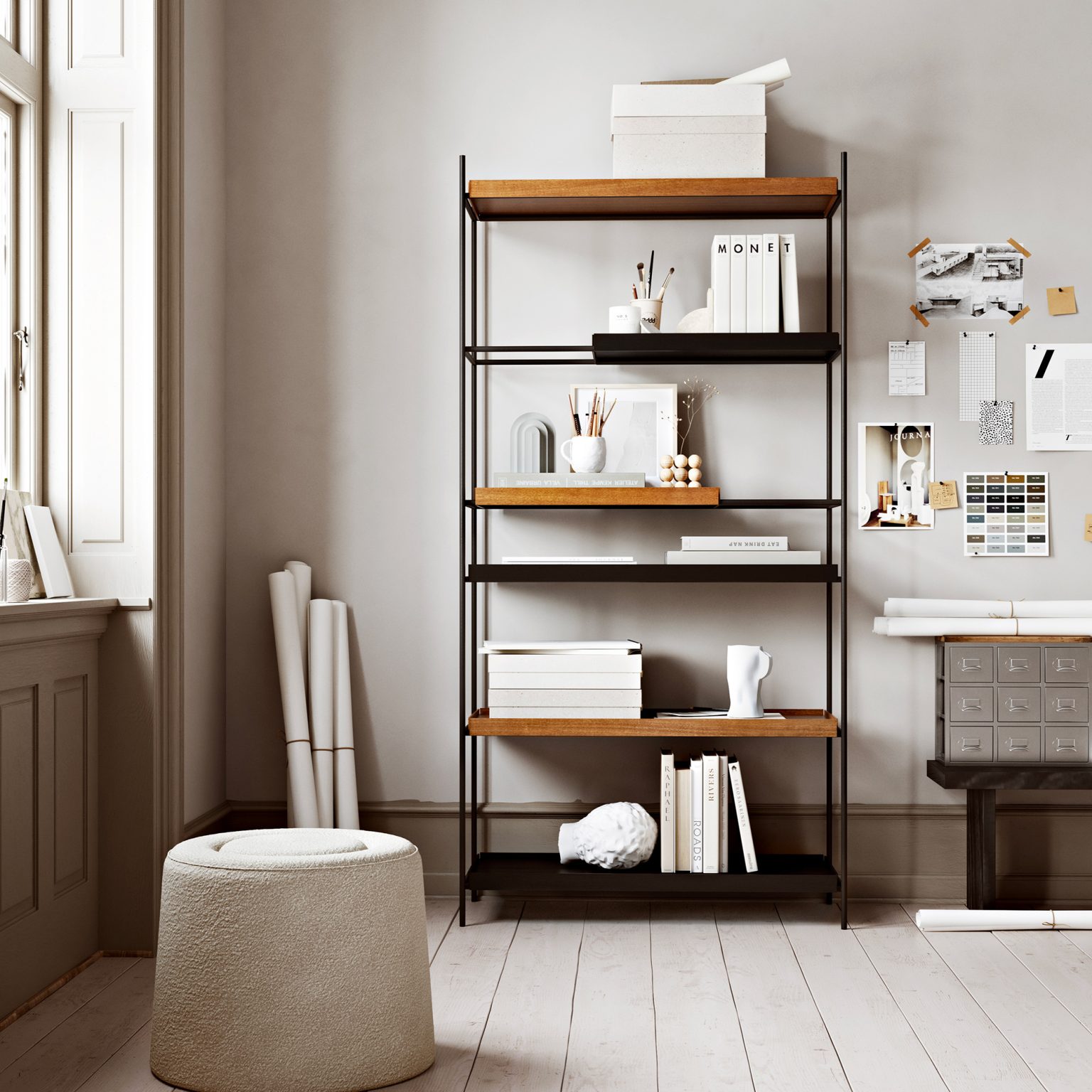 Woud - Tray Shelf, High | Gessato Design Store