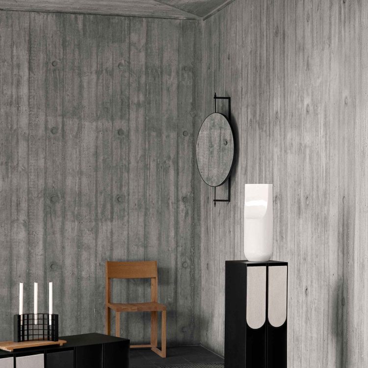 Kristina Dam Studio - Rotating Mirror, Round | Gessato Design Store