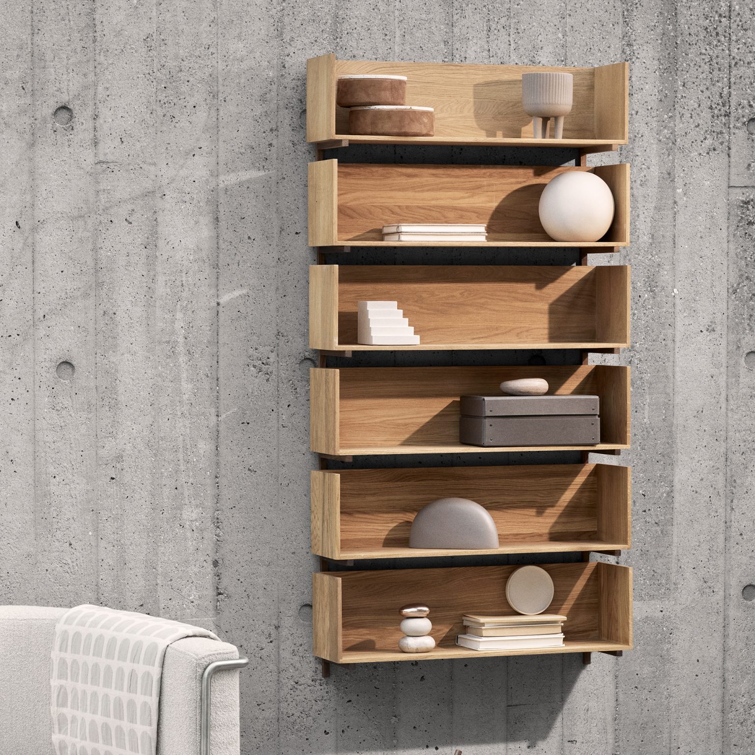 Kristina Dam Studio - Stack Wall Shelf | Gessato Design Store
