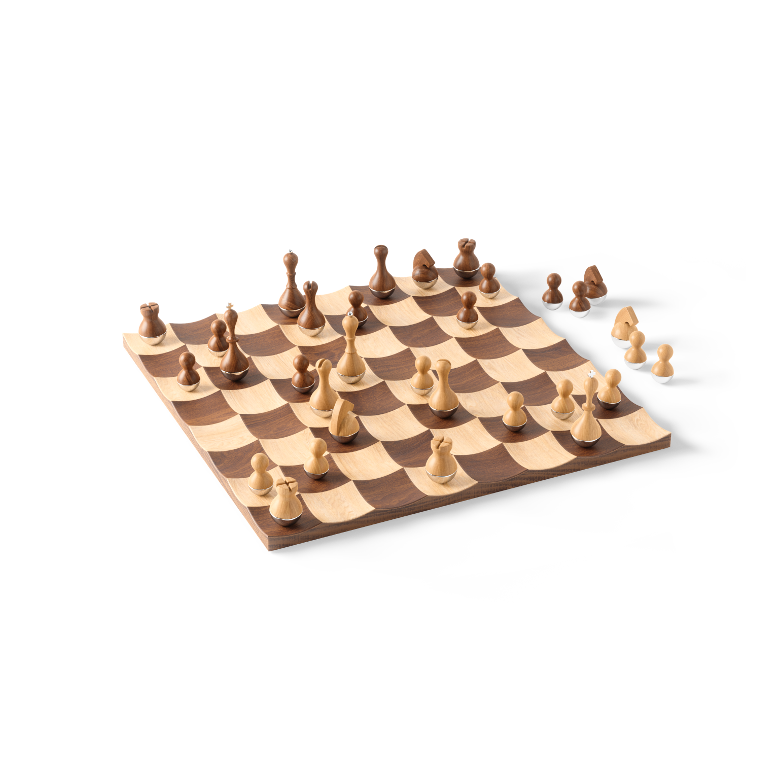 Umbra - Wobble Chess Set | Gessato Design Store