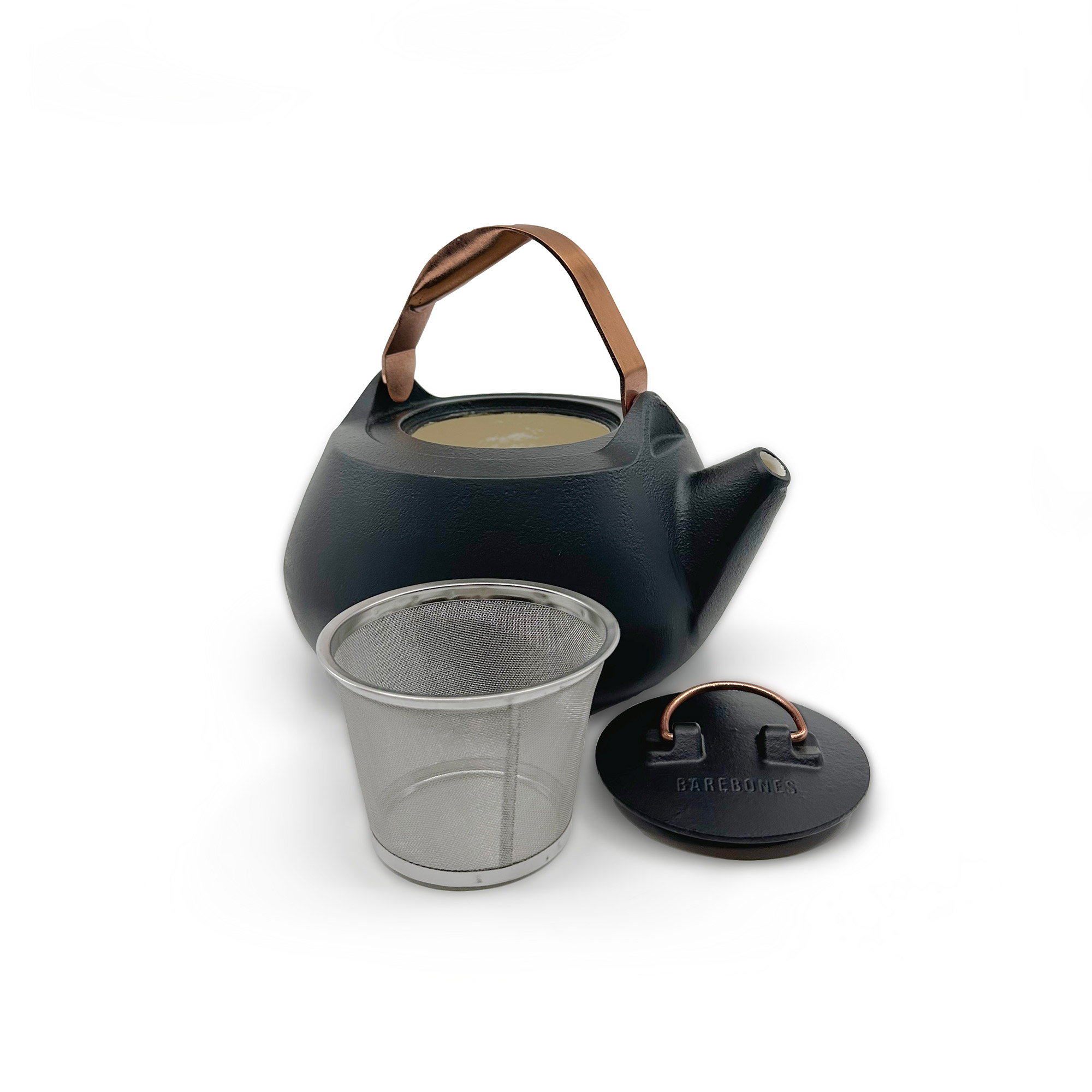 Barebones - Enamel Lined Cast Iron Teapot | Gessato Design Store
