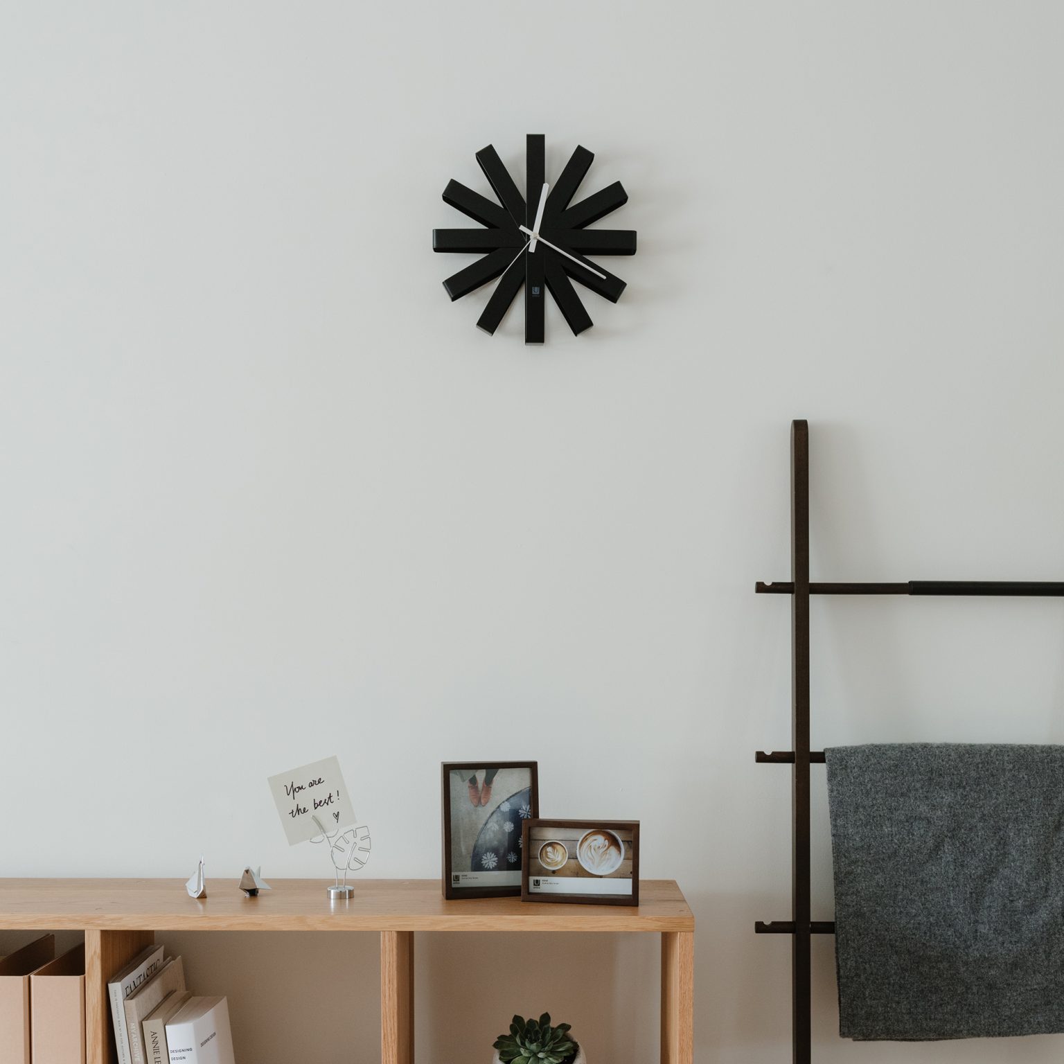 Umbra - Ribbon Wall Clock | Gessato Design Store