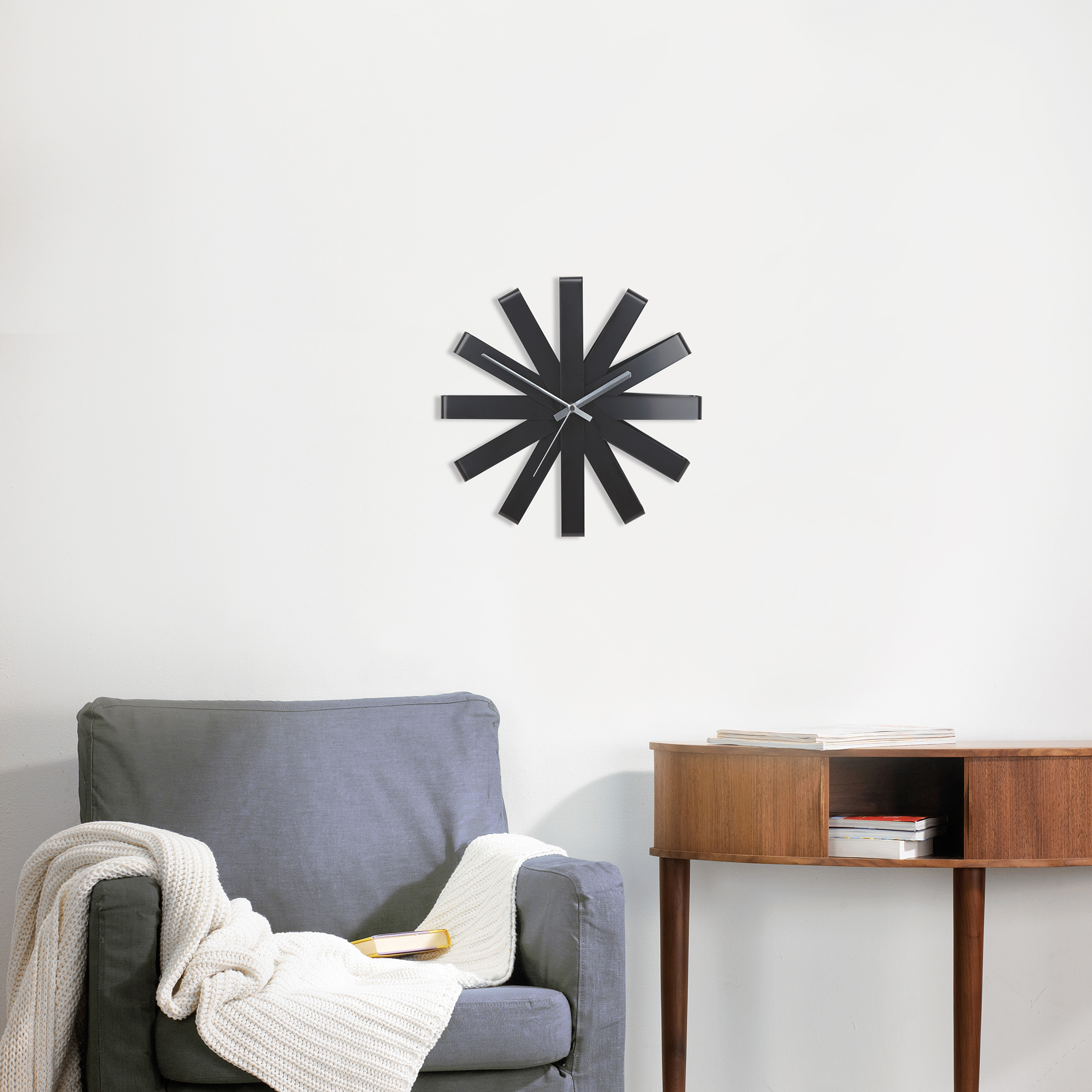 Umbra - Ribbon Wall Clock | Gessato Design Store