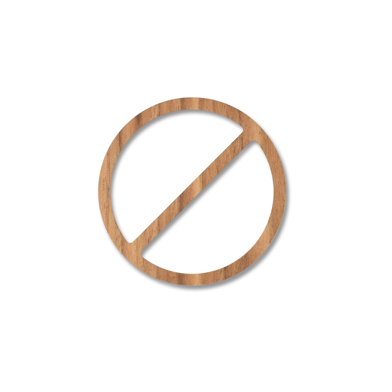 Moheim - Interior Wall/Door Wood Signs - Do Not Enter | Gessato Design ...