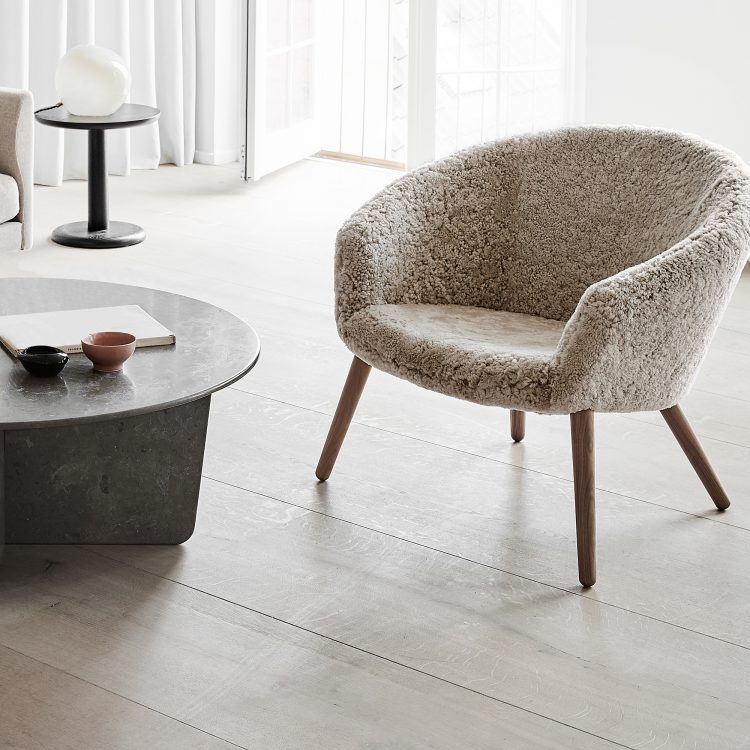 Fredericia - Ditzel Sheepskin Lounge Chair | Gessato Design Store