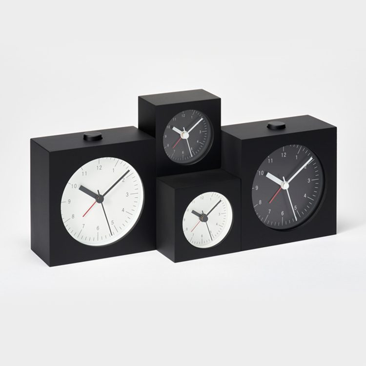 Lemnos - City Pop - Alarm Clock, Black | Gessato Design Store