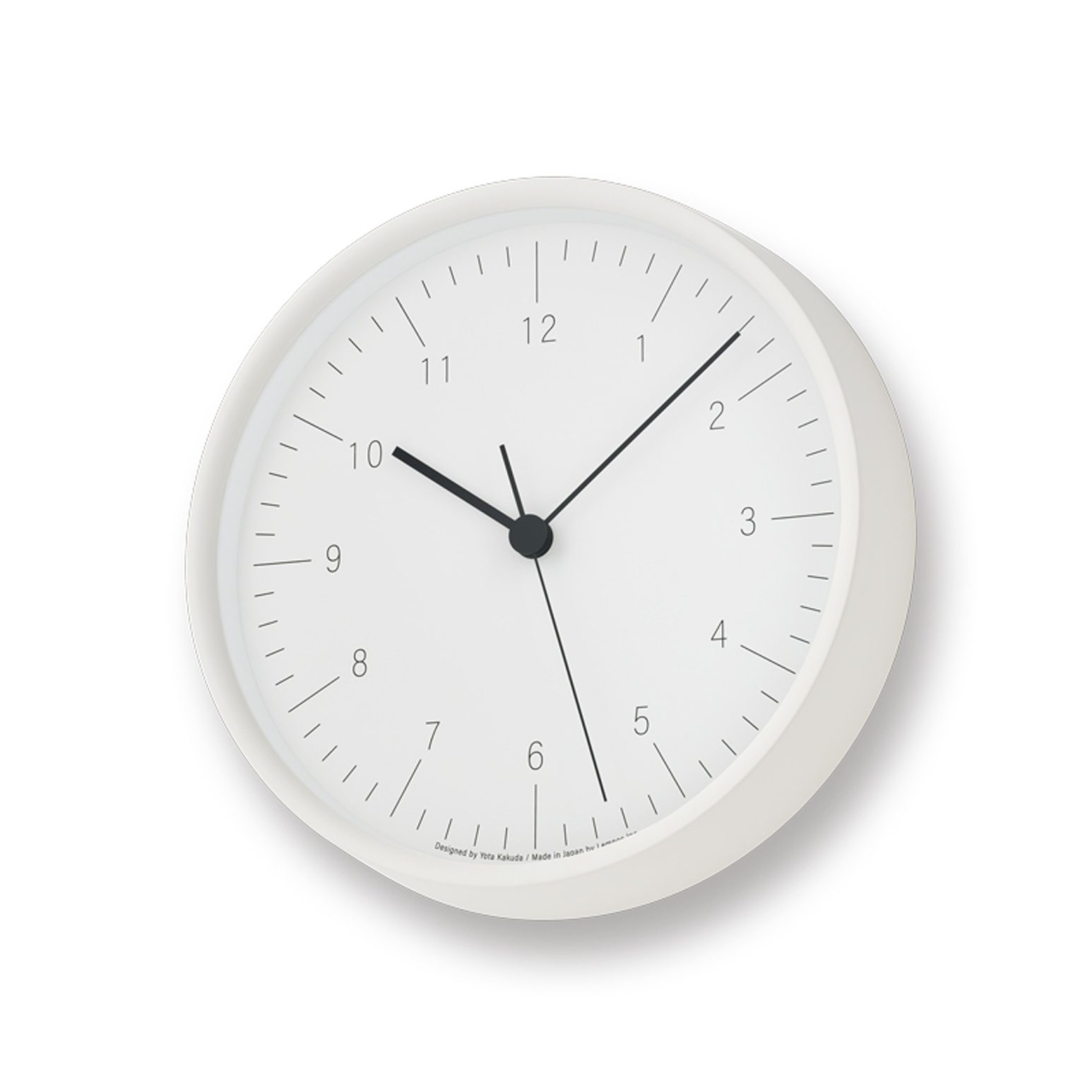 Lemnos - City Pop - Wall Clock, White | Gessato Design Store