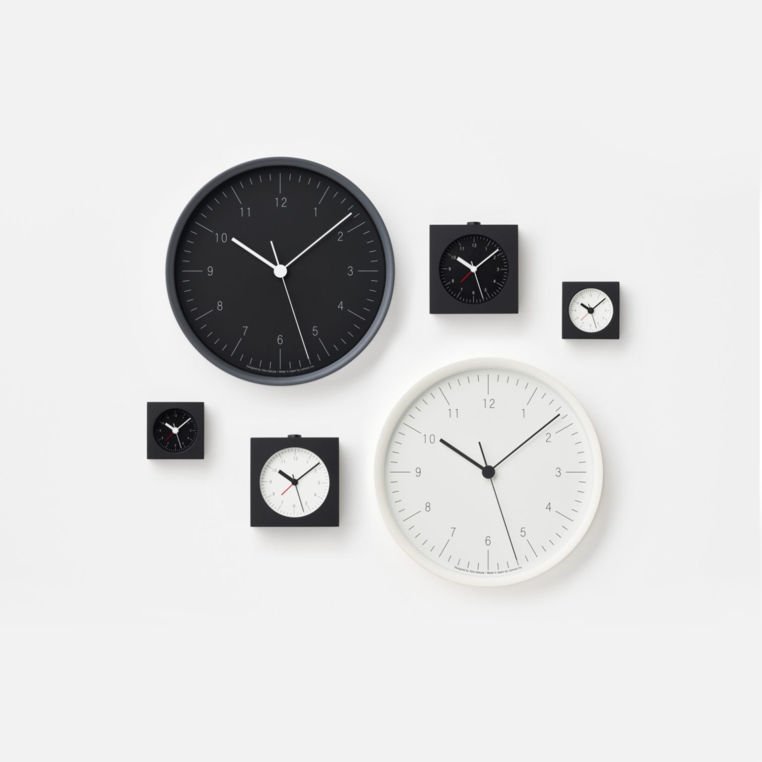 Lemnos - City Pop - Alarm Clock, Black | Gessato Design Store