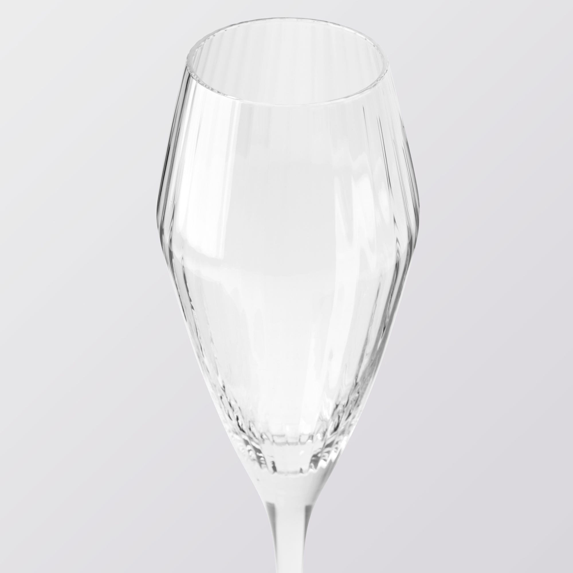 Broste Copenhagen - Sandvig Flute Glass, Set of 4 | Gessato Design Store