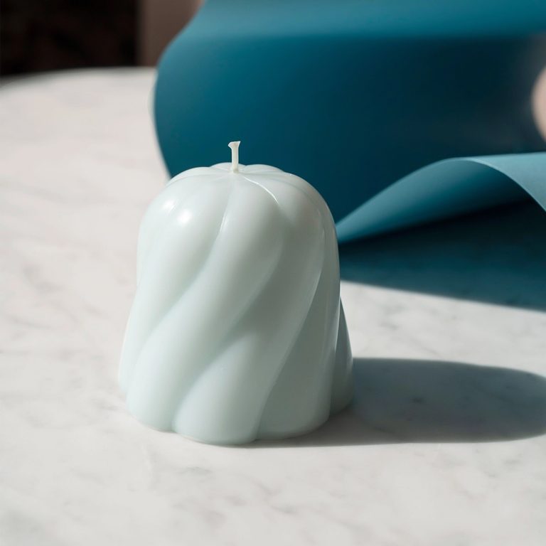 Octaevo - Temple Candle, Pale Blue | Gessato Design Store