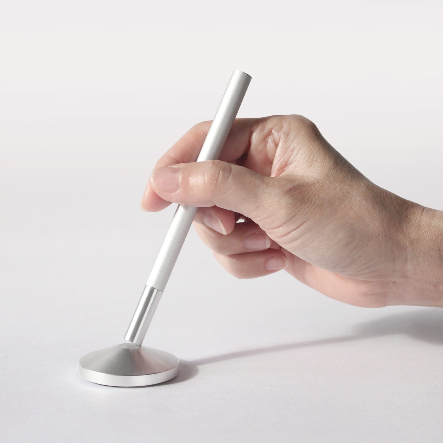 TEN - STAND Rollerball Pen, Silver | Gessato Design Store