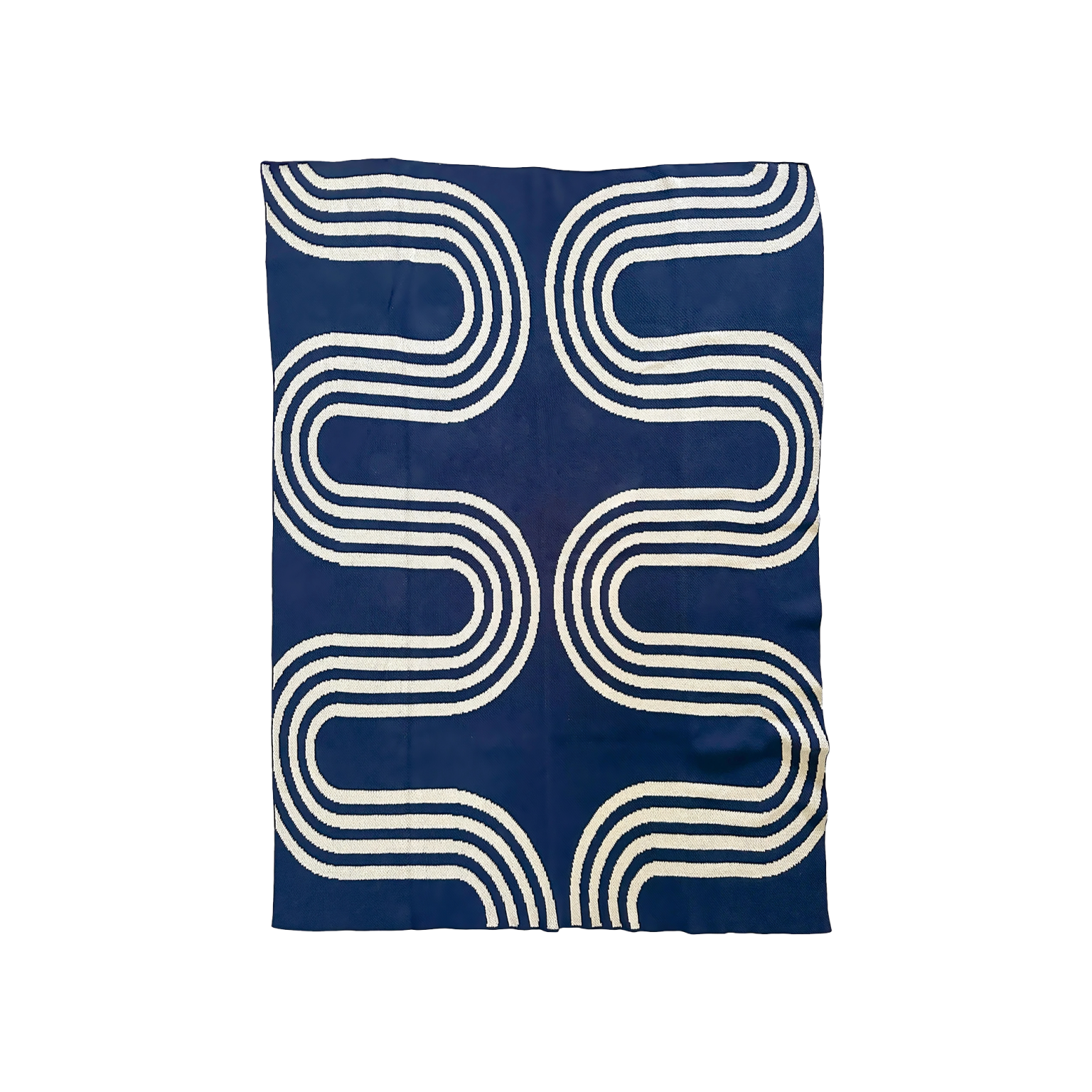 Happy Habitat - 78th Street Throw in Navy Blue | Gessato Design Store