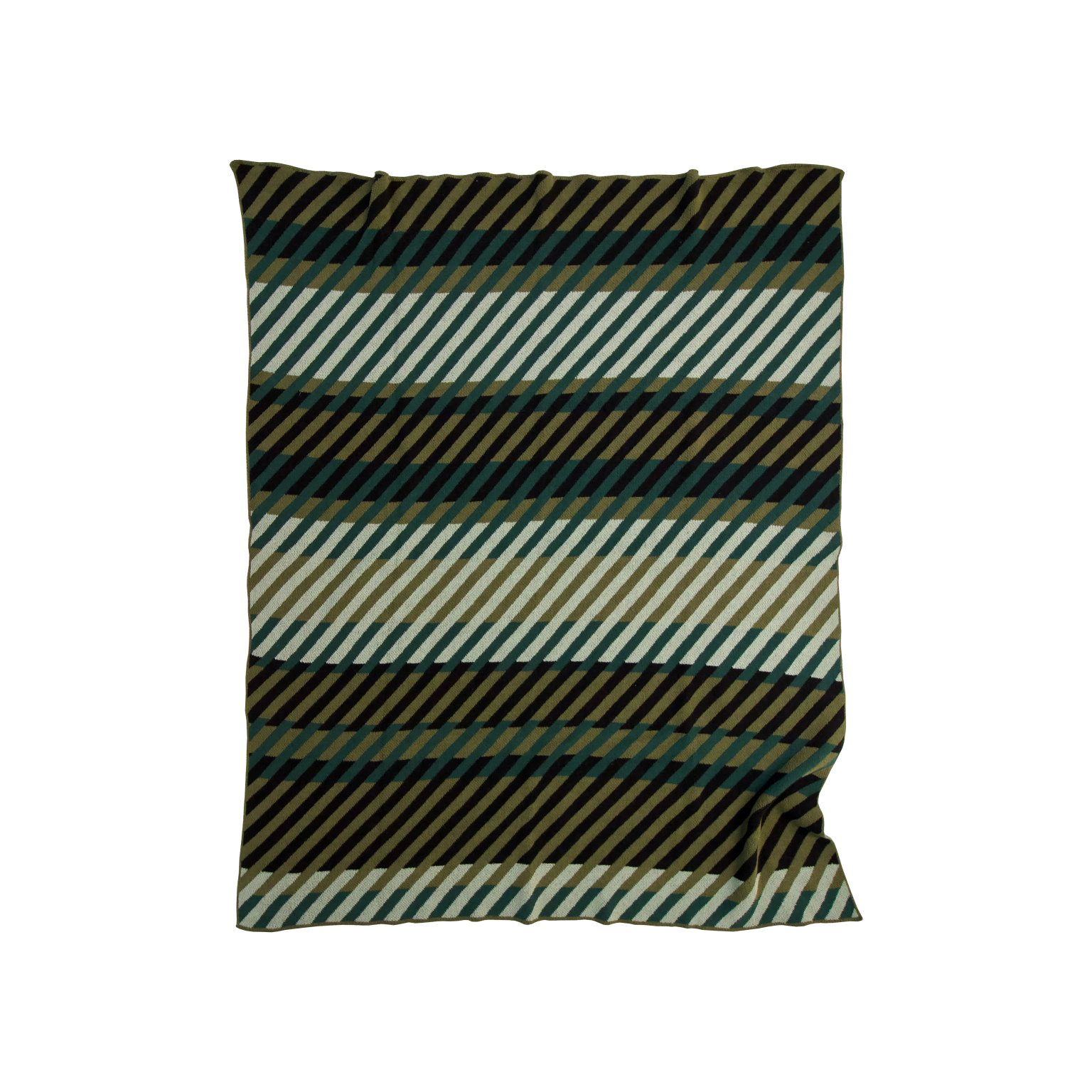 Happy Habitat - Pattern #2 Throw in Greens | Gessato Design Store