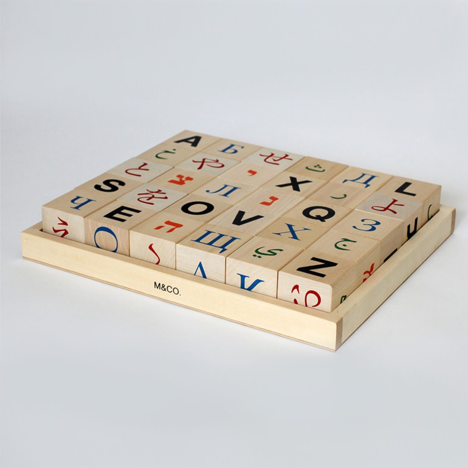 IC Design - Tibor Kalman - Global Alphabet Blocks | Gessato Design Store