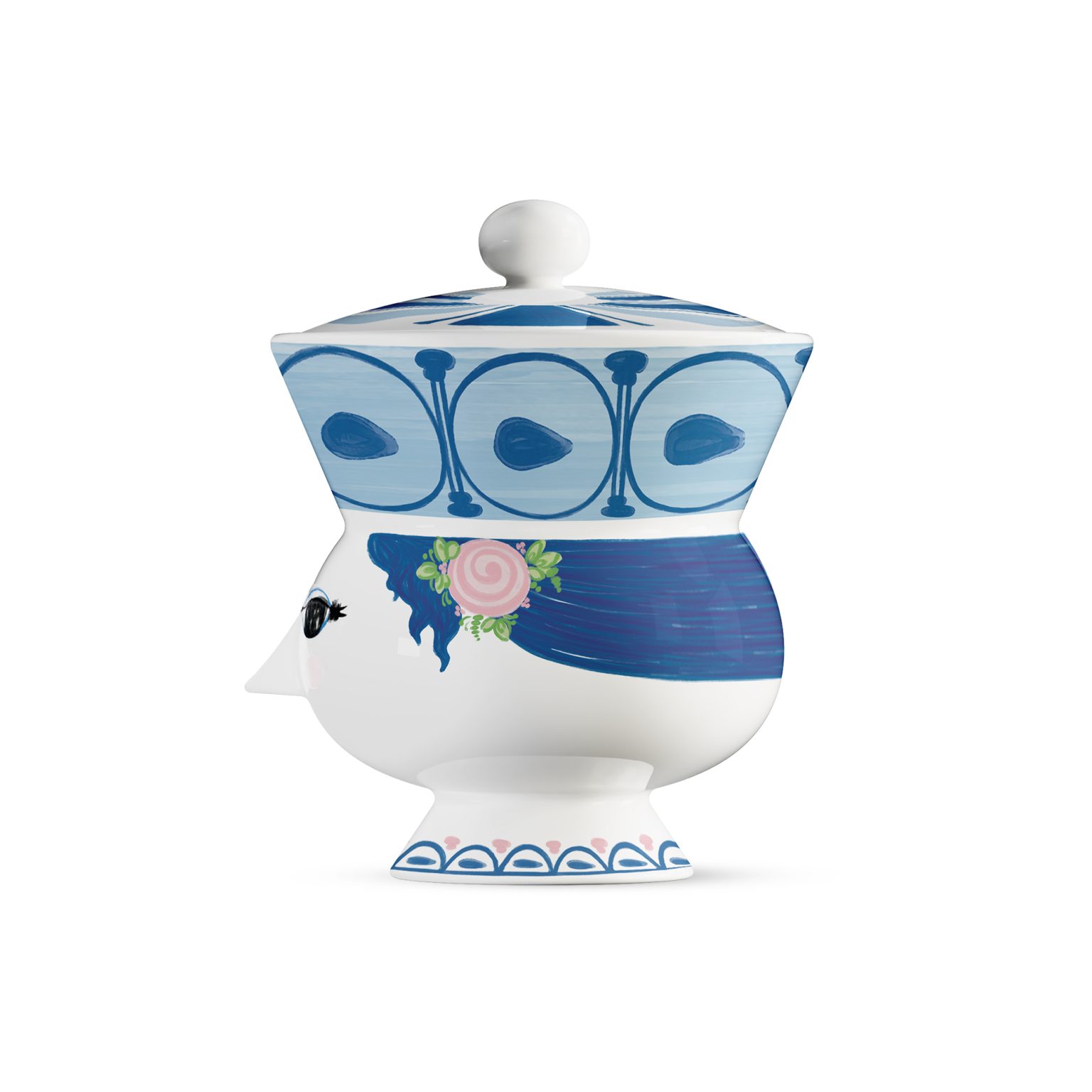 Bjørn Wiinblad - Dora Bowl, Blue | Gessato Design Store