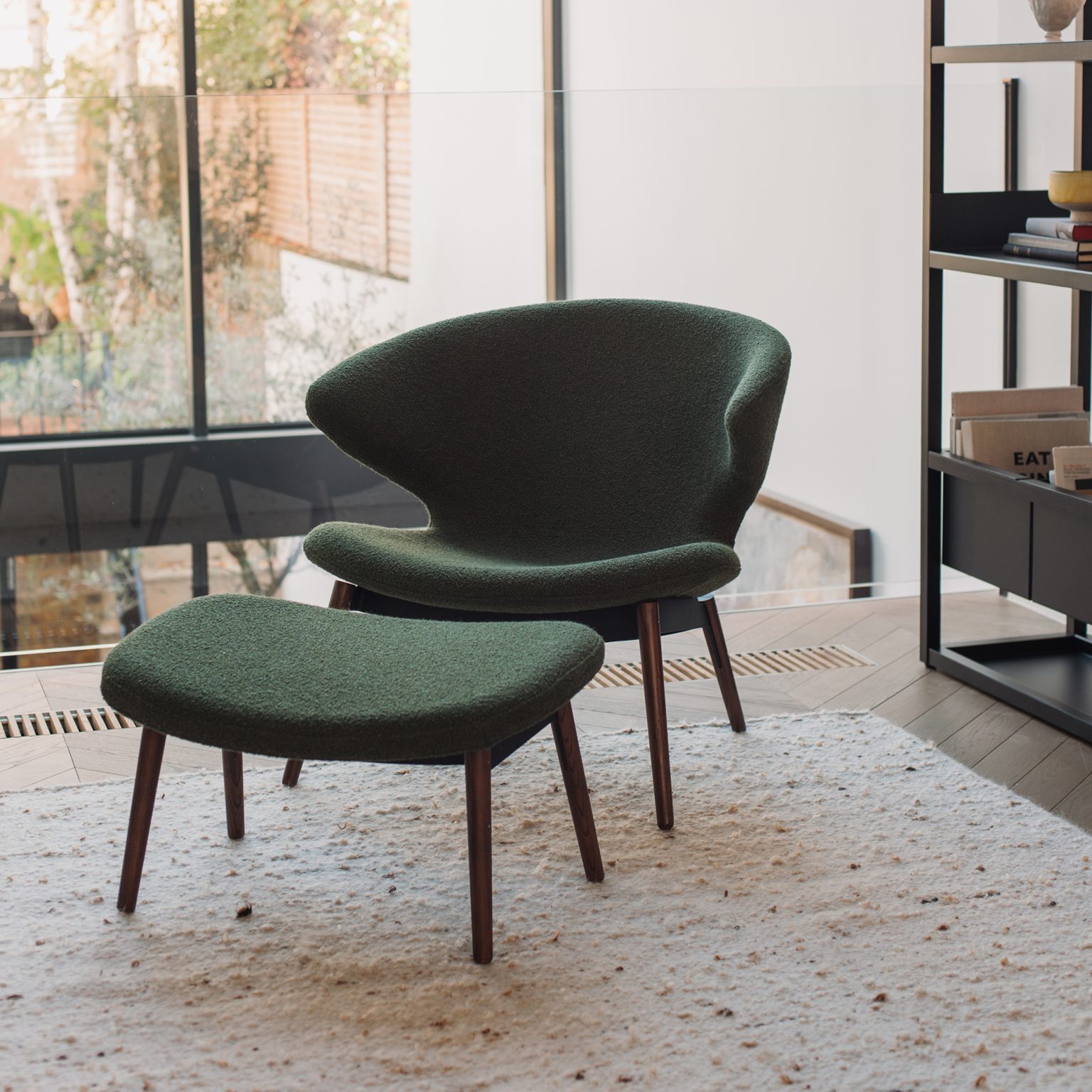 Case Furniture - Ella Lounge Chair, Wood Legs | Gessato Design Store