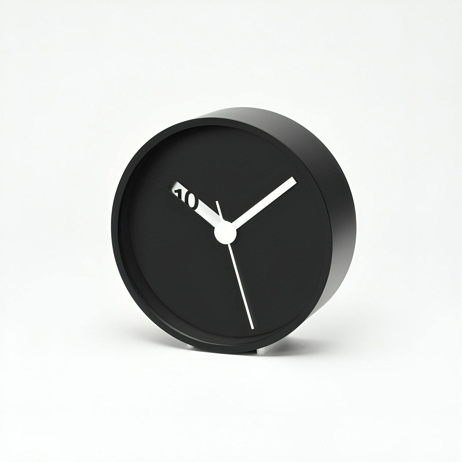 Lemnos - Extra Normal Clock - Black | Gessato Design Store